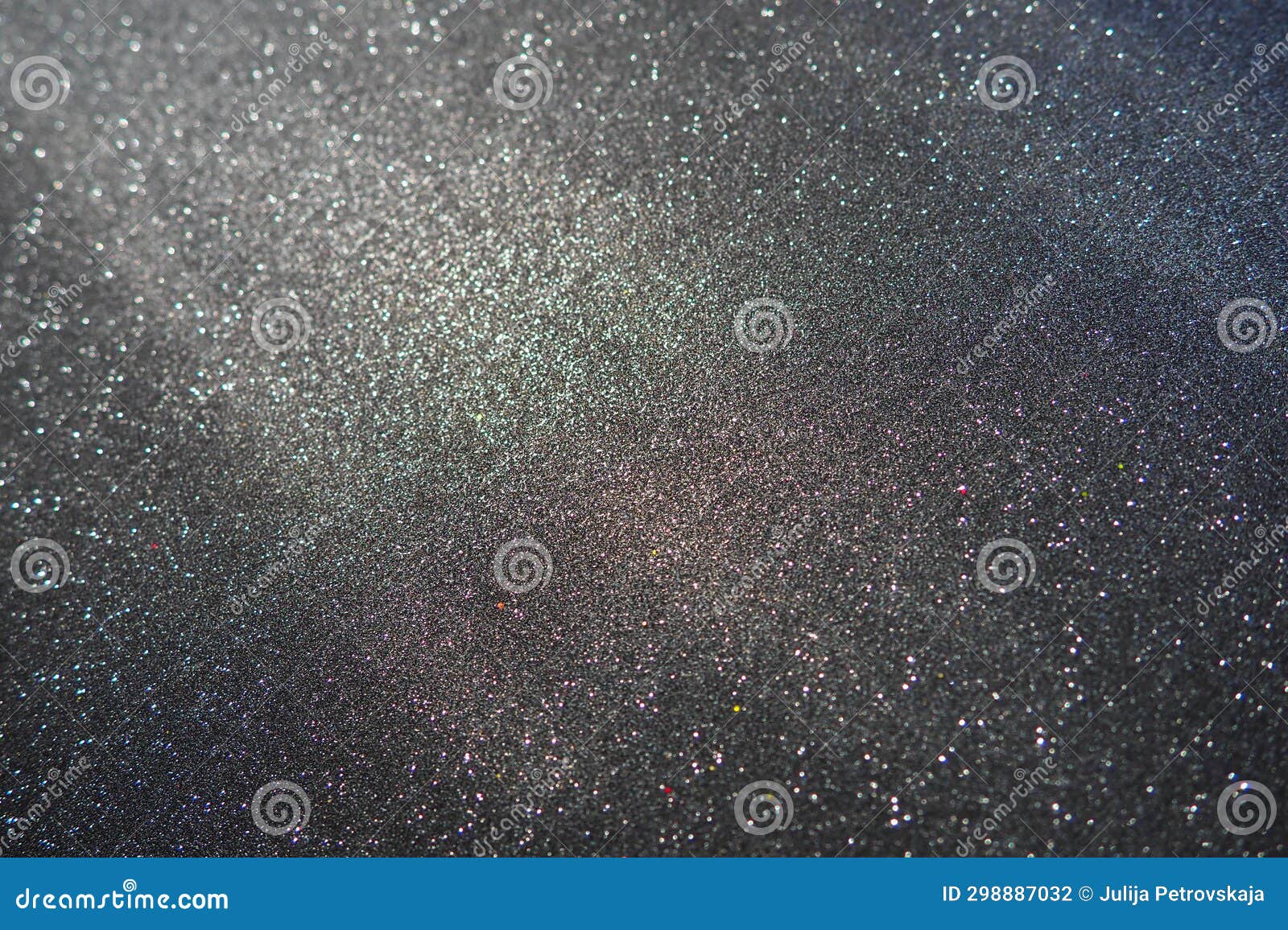 Oblique Rays of Light on a Black Surface. Bokeh, Dust Particles ...