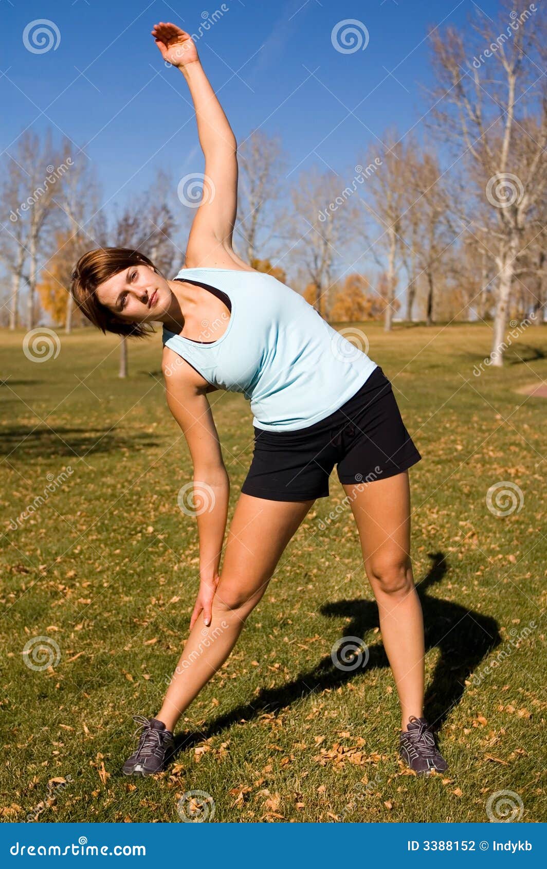 Oblique Stretch stock photo. Image of sports, beautiful - 3388152