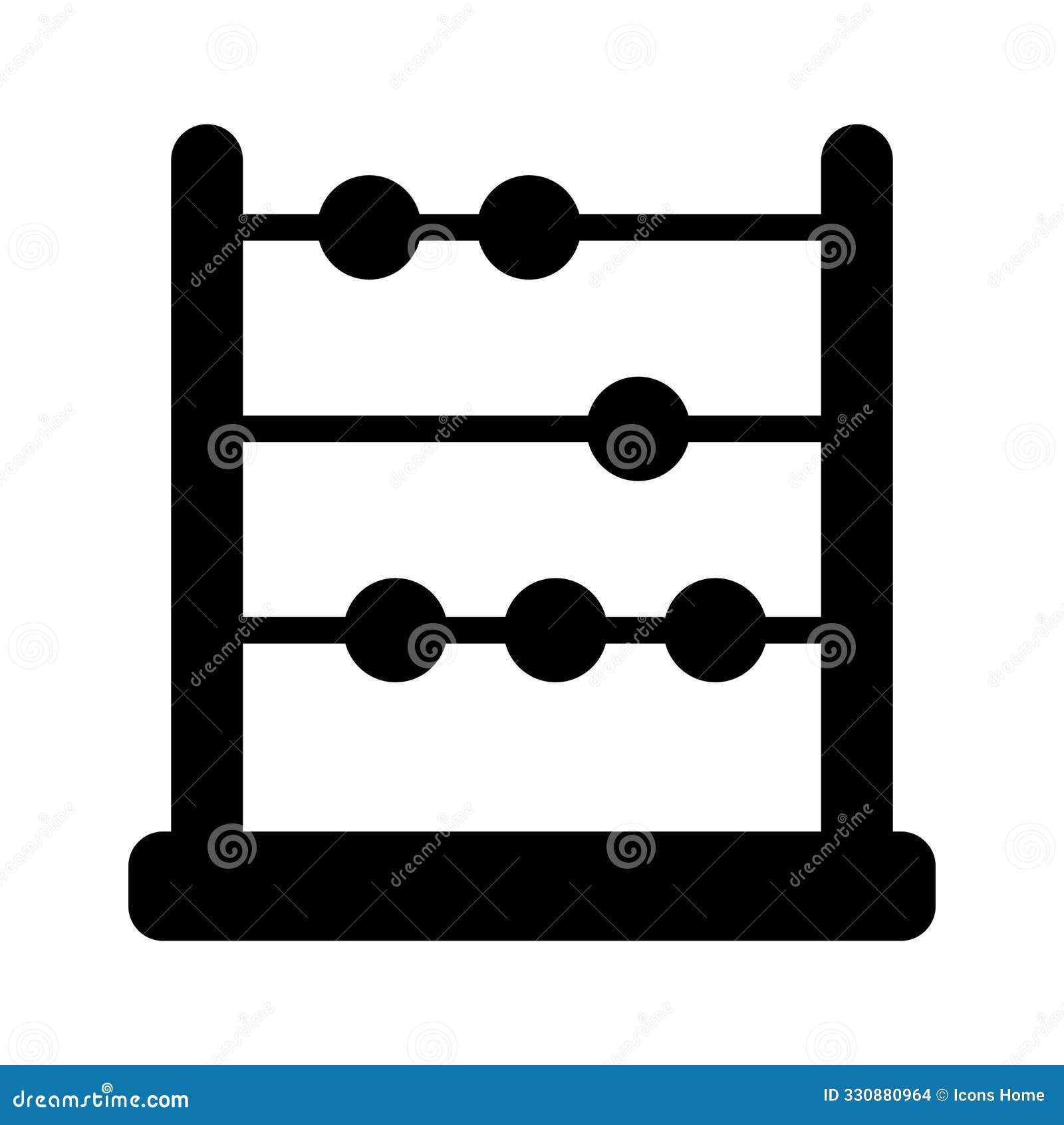 Abacus stock illustration. Illustration of instrument - 330880964