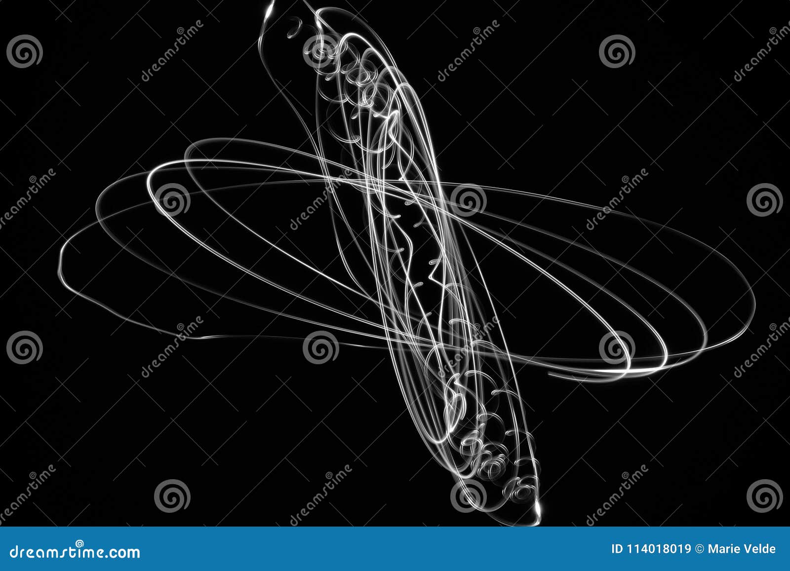 Double White Physiogram stock image. Image of oblong - 114018019