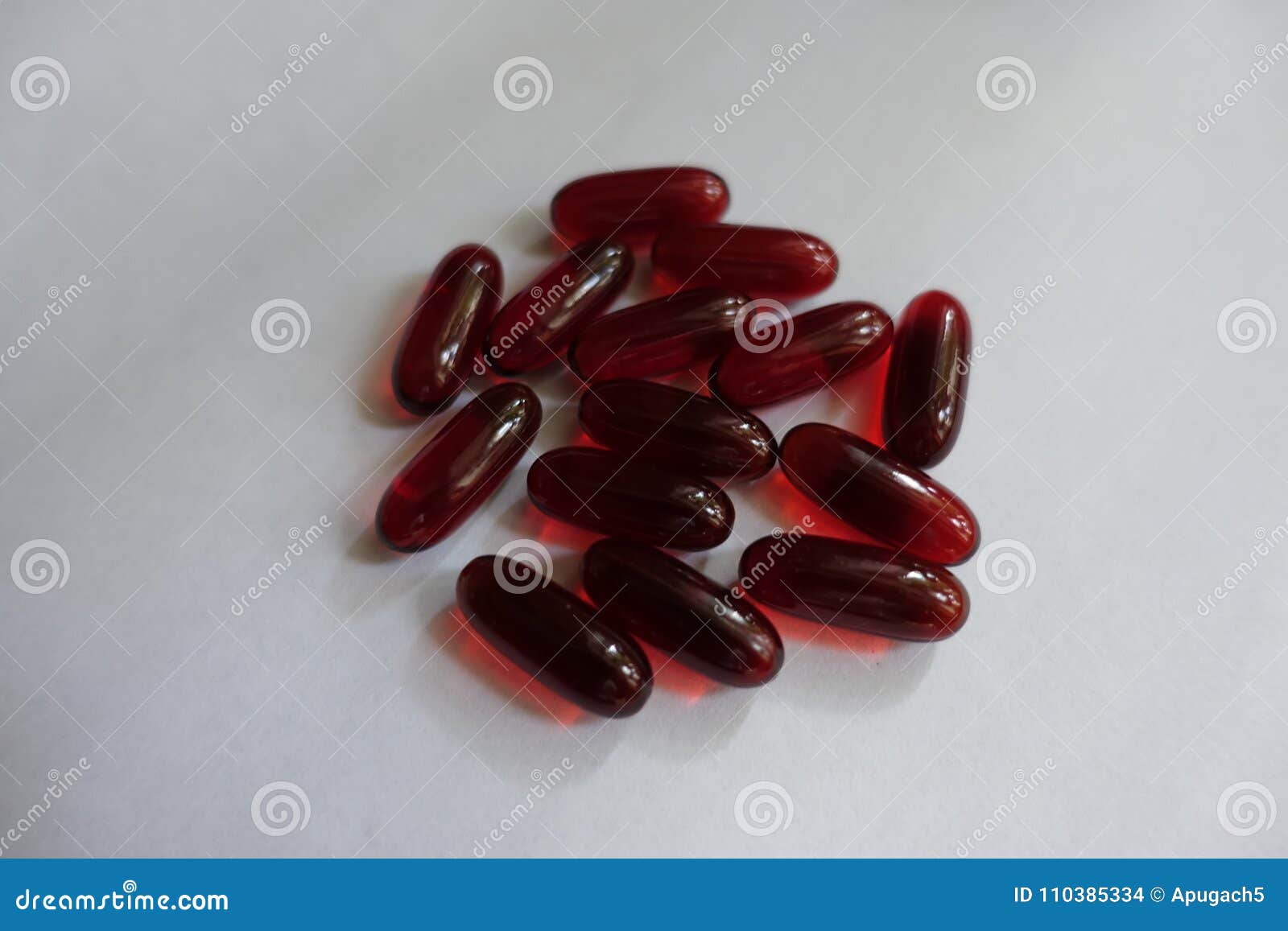 Oblong Red Capsules of Krill Oil Stock Photo - Image of care, capsule ...