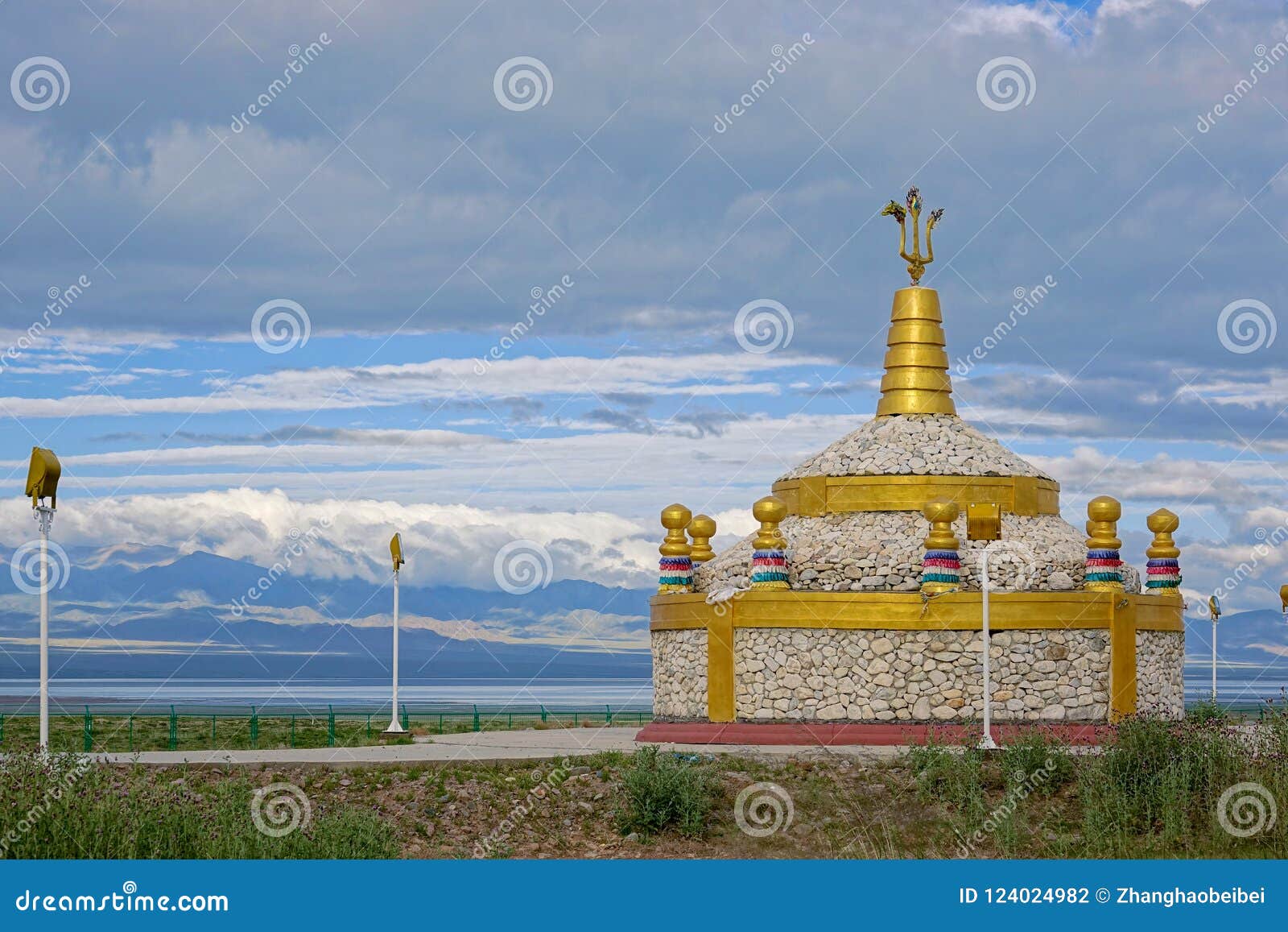 Obo under sky stock photo. Image of skys, clouds, aobao - 124024982