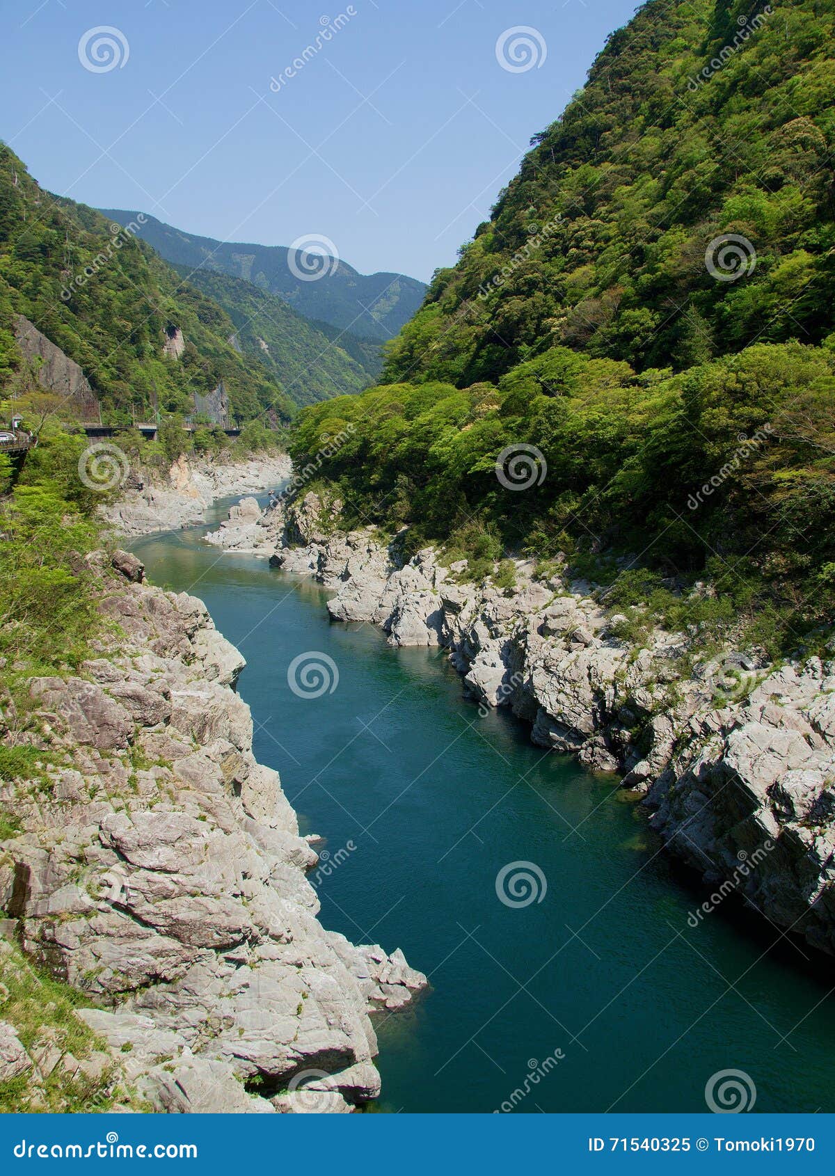 Oboke Gorge stock image. Image of japan, rocks, sightseeing - 71540325