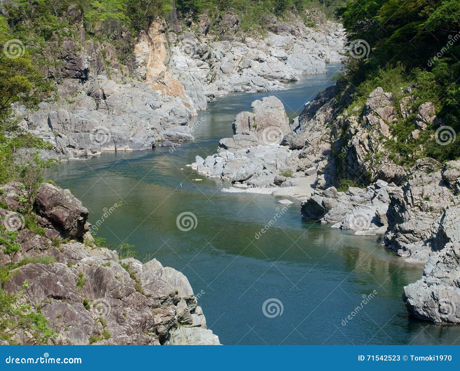 Oboke Gorge stock image. Image of sightseeing, rocks - 71542523