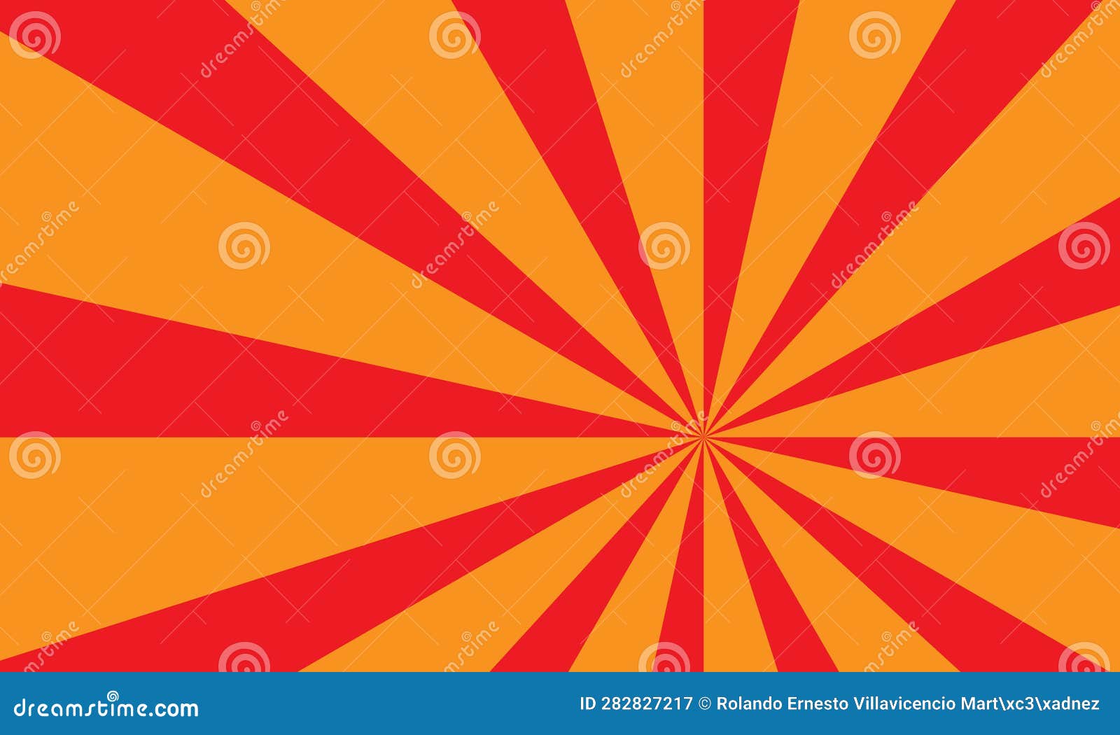 Radiating Pattern with Alternating Red and Orange Rays Stock ...