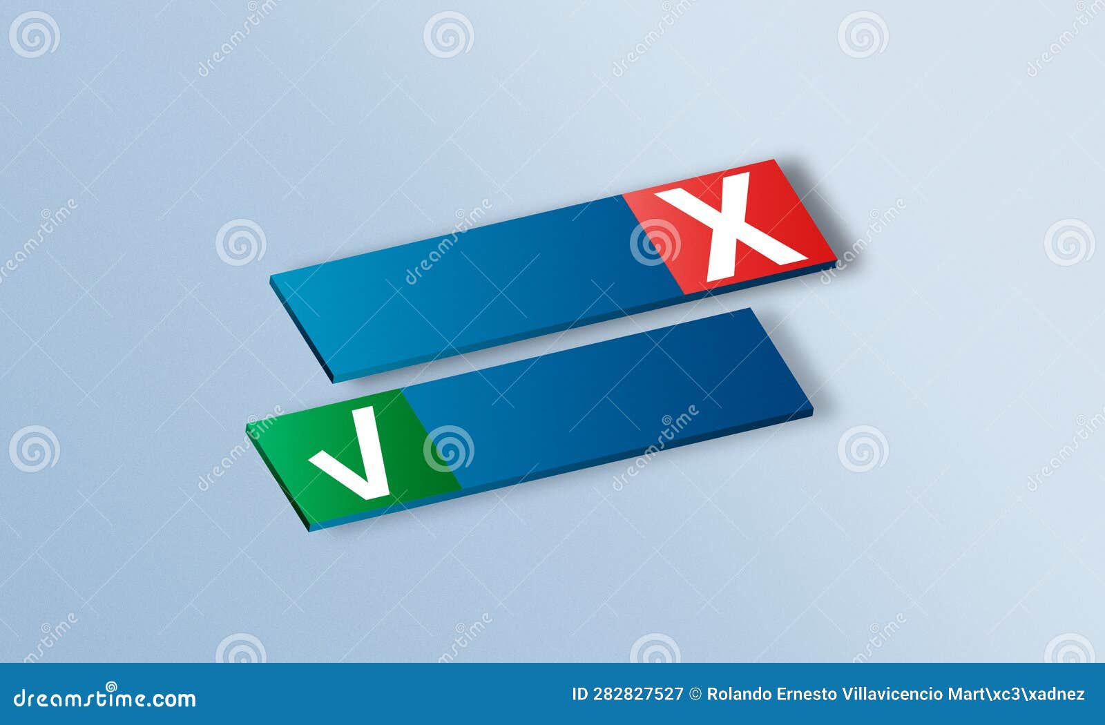 Correct and Incorrect Buttons Stock Illustration - Illustration of ...