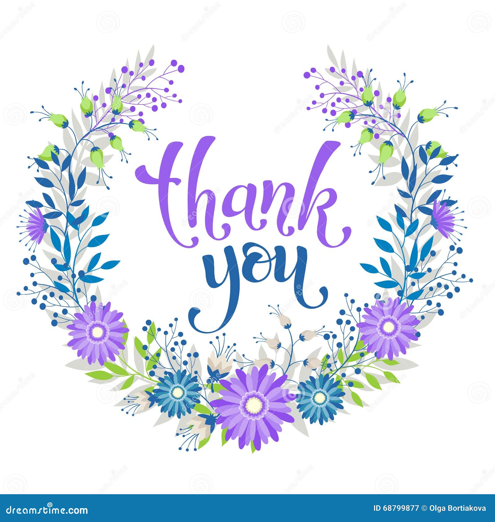 Obrigado envolver-se ilustração do vetor. Ilustração de elegante - 68799877