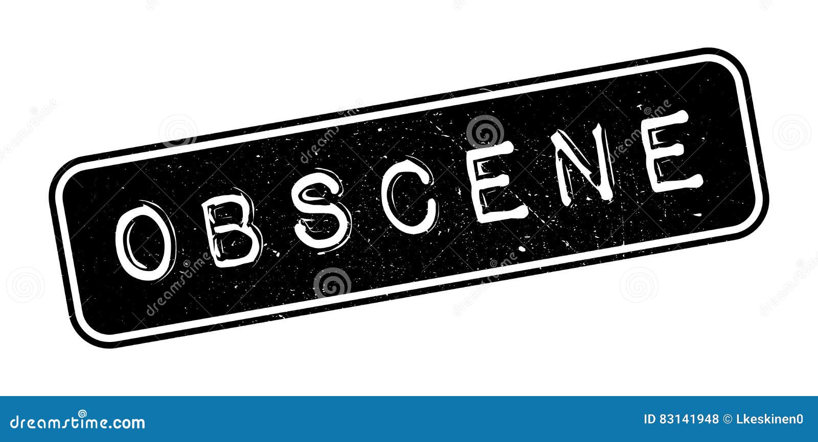 Obscene rubber stamp stock illustration. Illustration of crime - 83141948