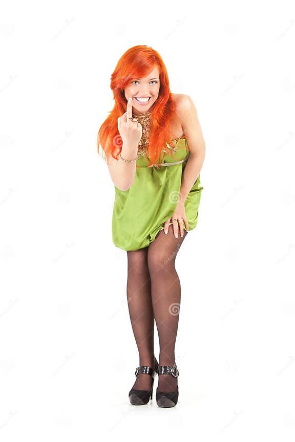 Obscene sign stock photo. Image of person, cheerful, entertainment ...