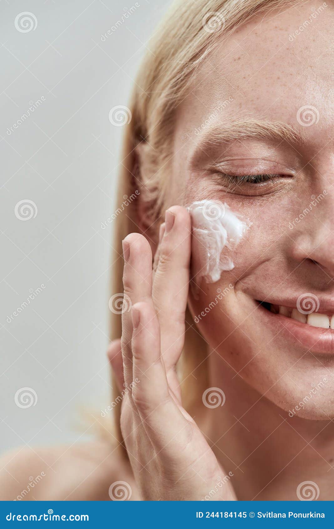 Obscure Face of Caucasian Guy Smear Cream on Face Stock Image - Image ... Obscure Face of Caucasian Guy Smear Cream on Face Stock Image - Image ...