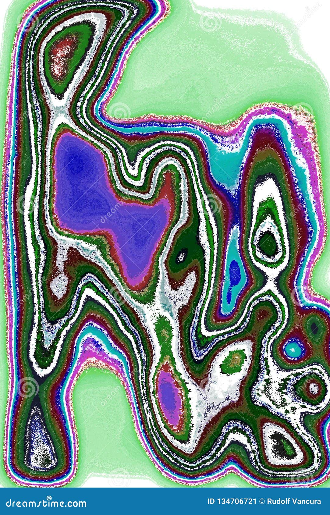 Obscure Pastel-Colored Maze Abstract Stock Illustration - Illustration ...