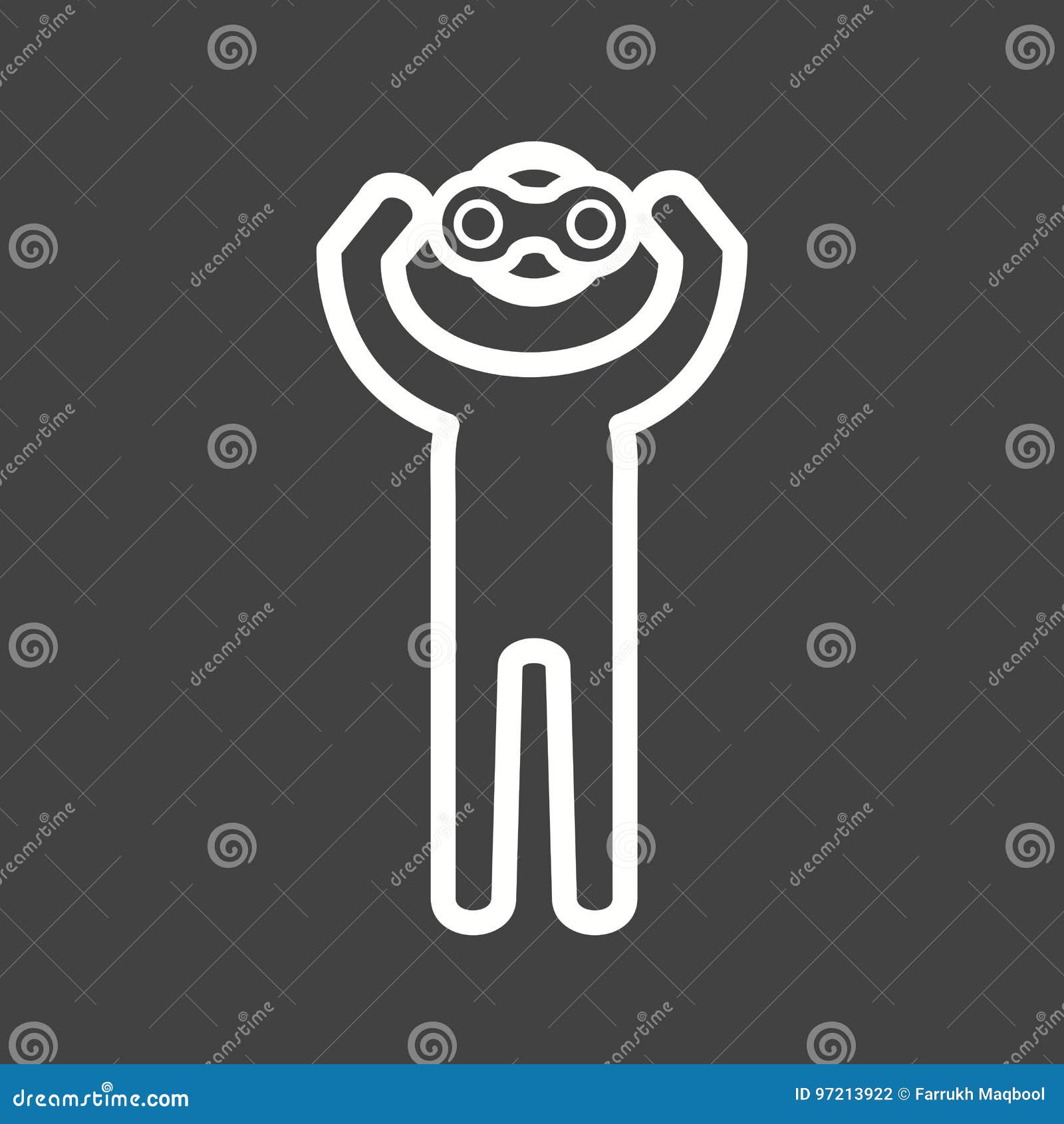 Observant stock vector. Illustration of estimate, predict - 97213922