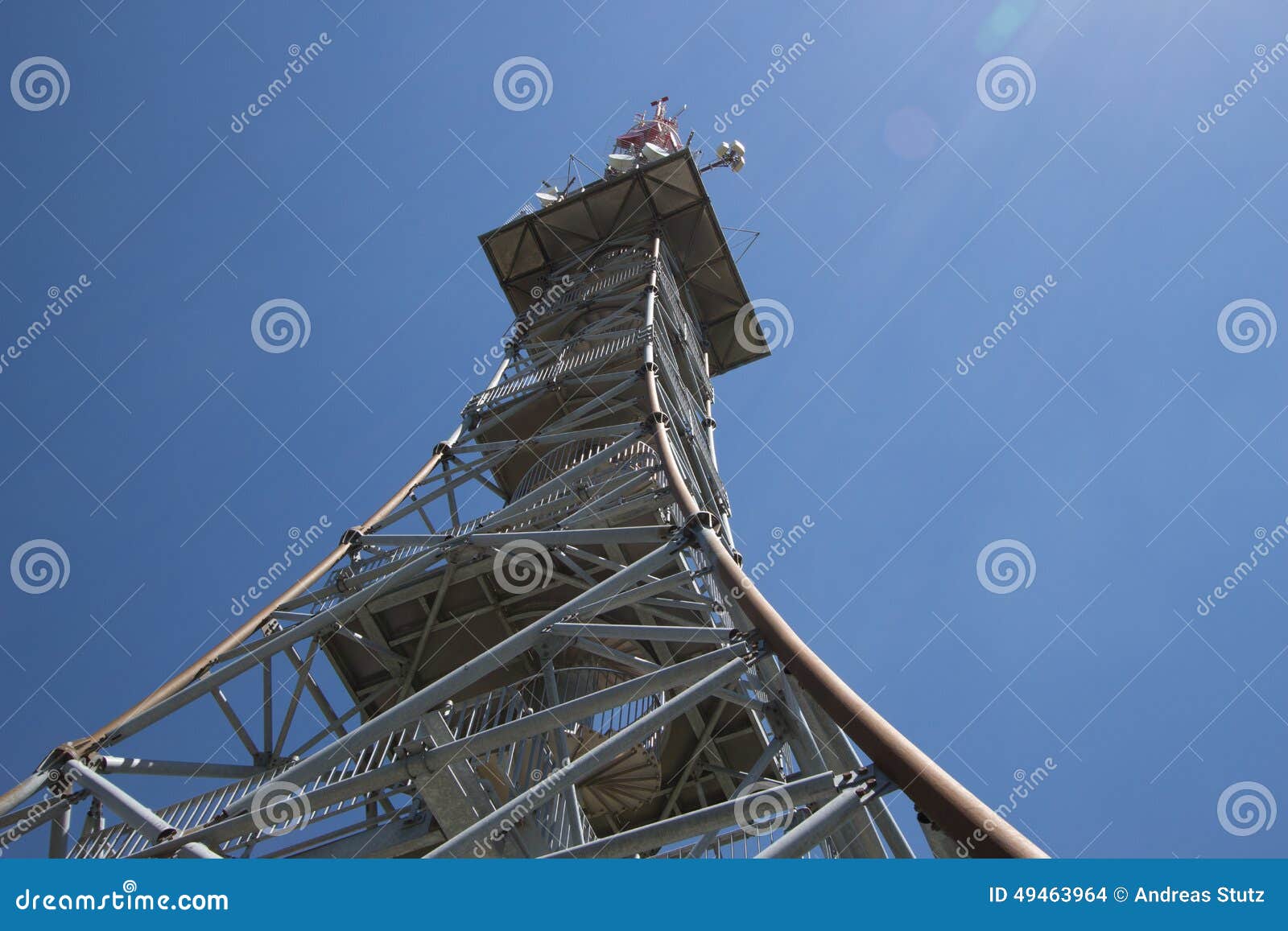 Observatie Radiotoren Zwitser Stock Foto - Image of huidig, technologie ...