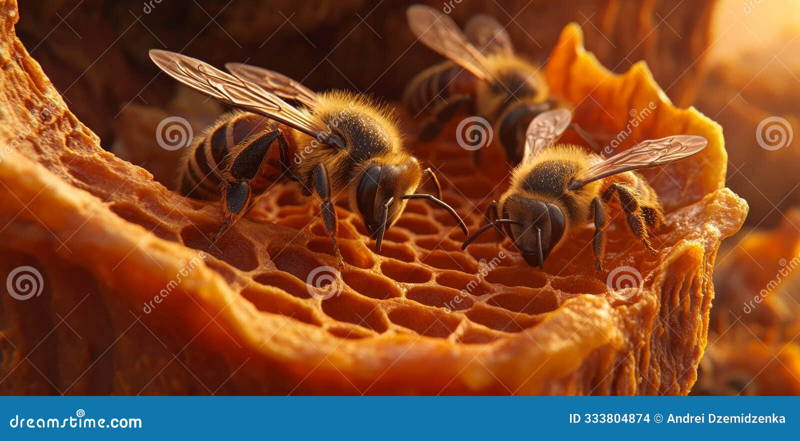 An Observation of Bees on Honeycombs with Honey: the Pollination ...