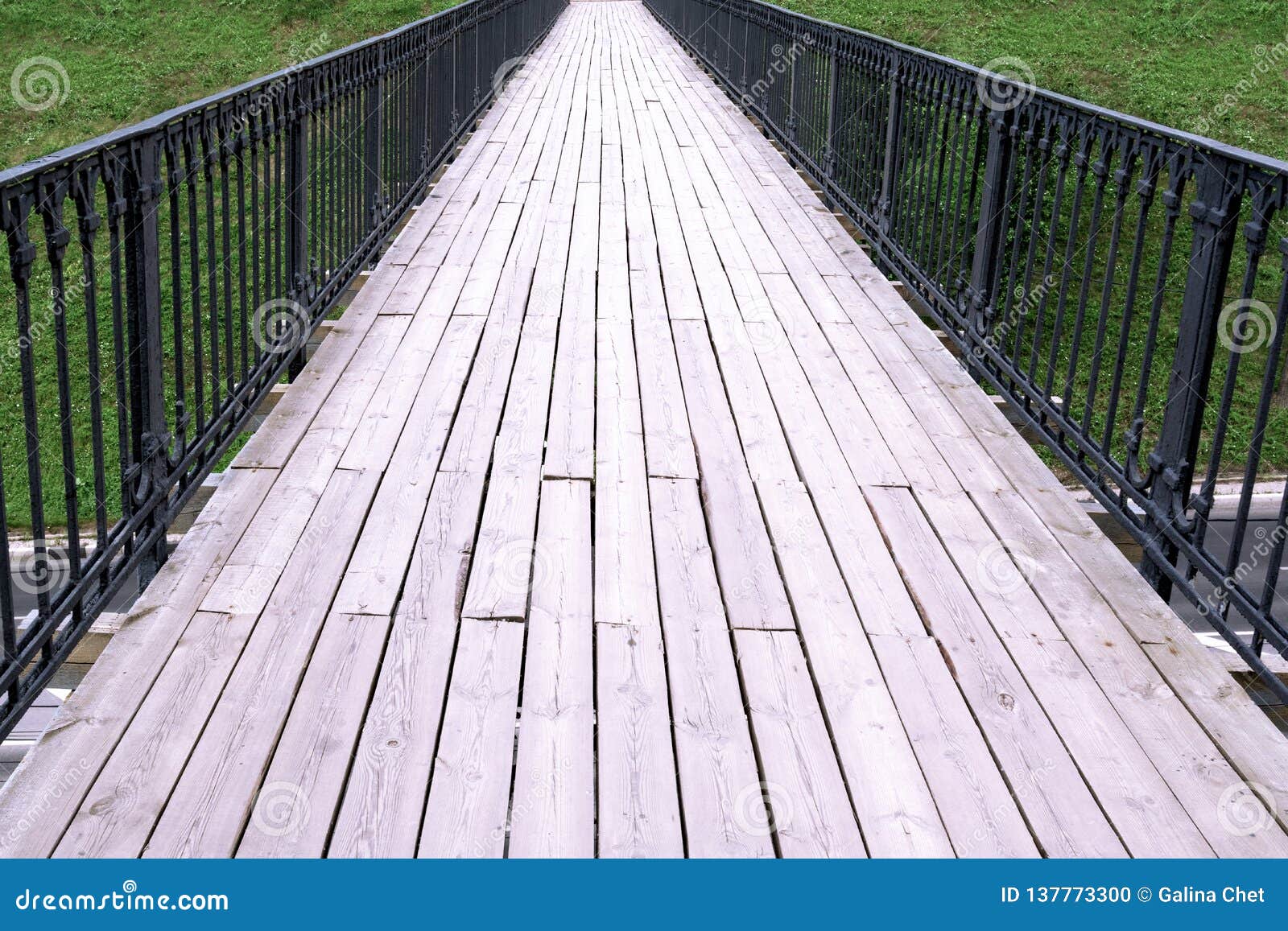 An Observation Bridge and a Pedestrian Overpass Stock Photo - Image of ...