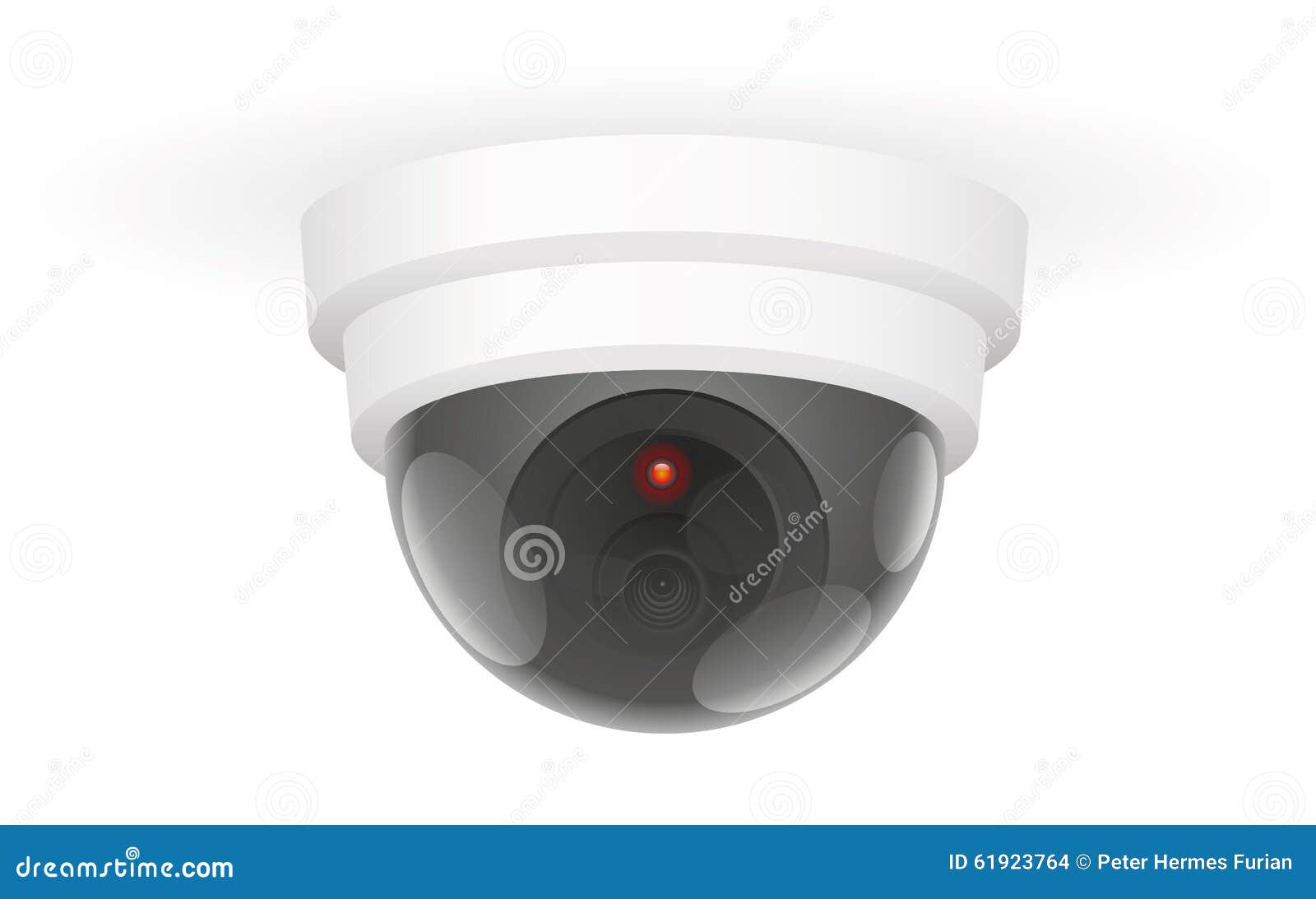 Observation Camera Ceiling White Stock Vector - Illustration of privacy ...