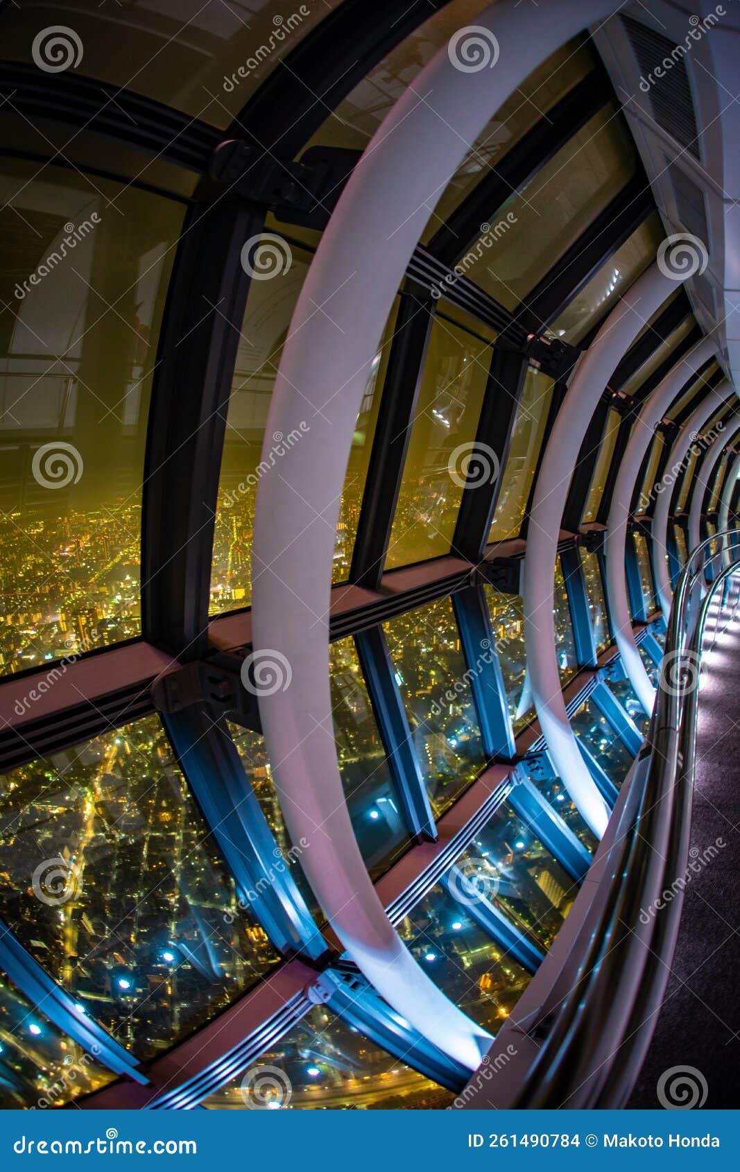 Observation Corridor of Tokyo Sky Tree Editorial Stock Image - Image of ...