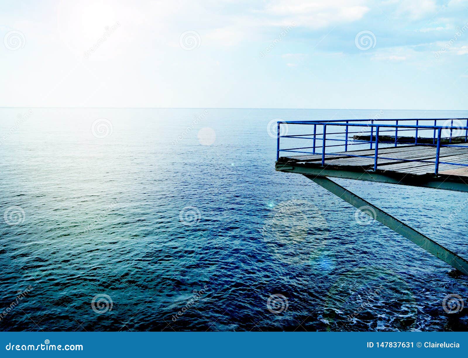 Observation Deck on the Beach for Observation and Rescue during ...