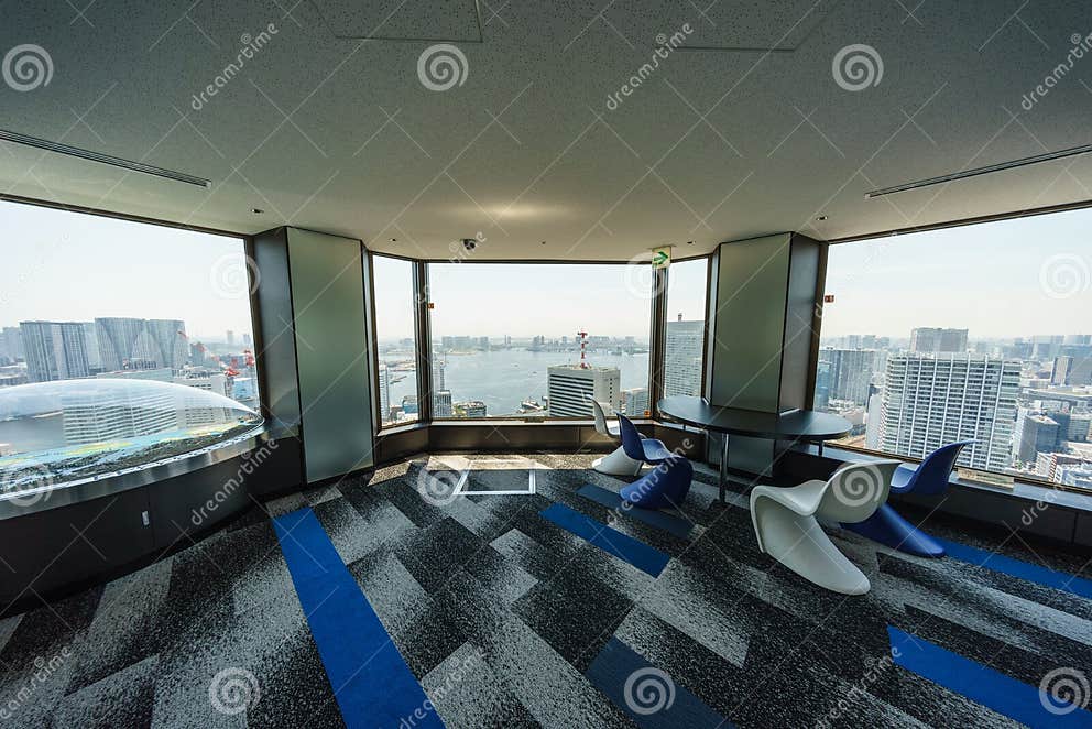Observation deck in Japan editorial photography. Image of scene - 123269727