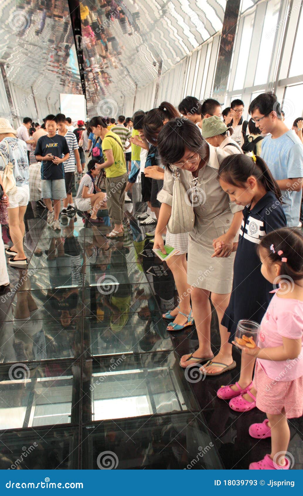 Observation Deck of SWFC in Shanghai Editorial Stock Photo - Image of ...