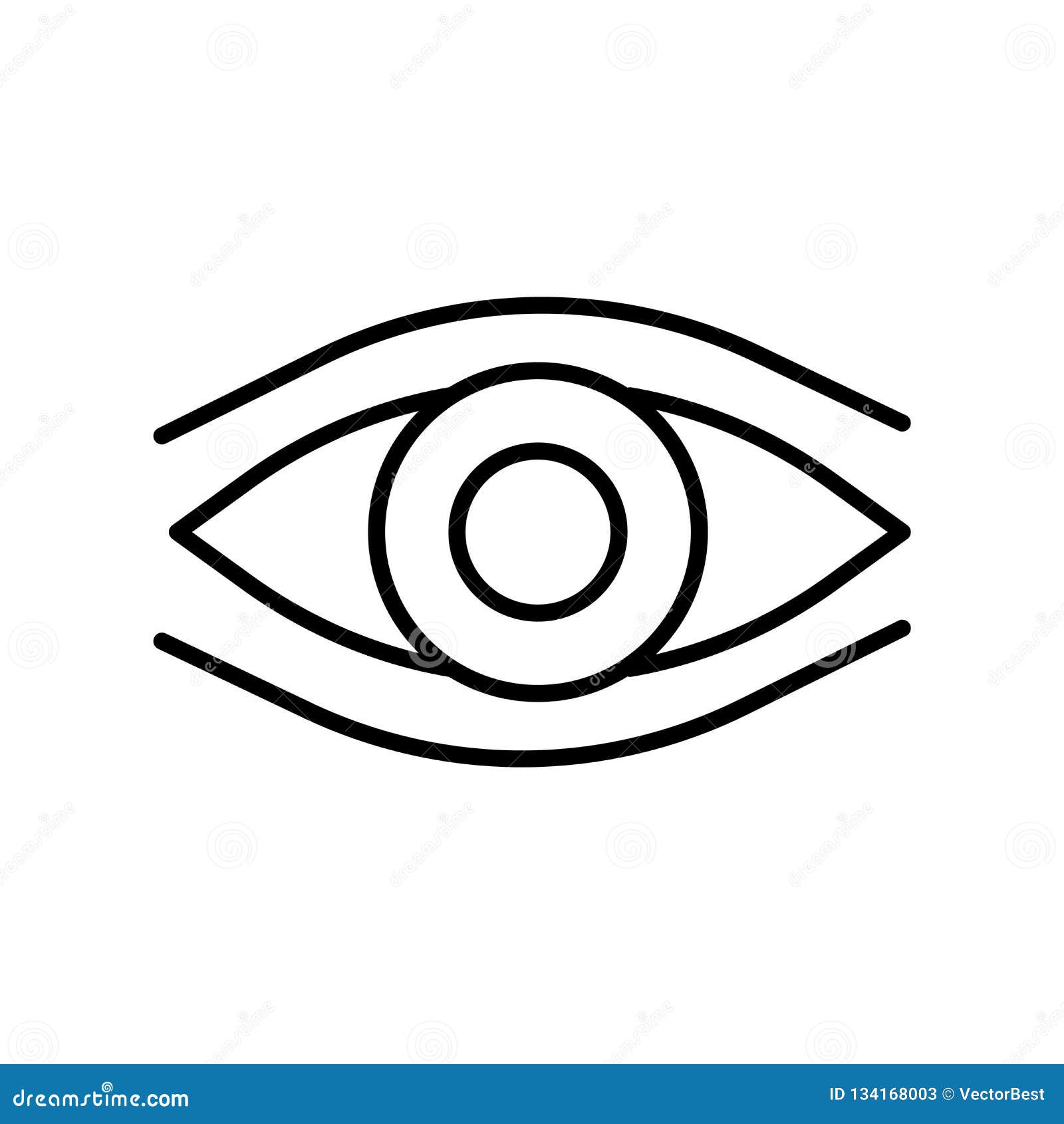 Observation Icon Vector Isolated on White Background, Observation Sign ...