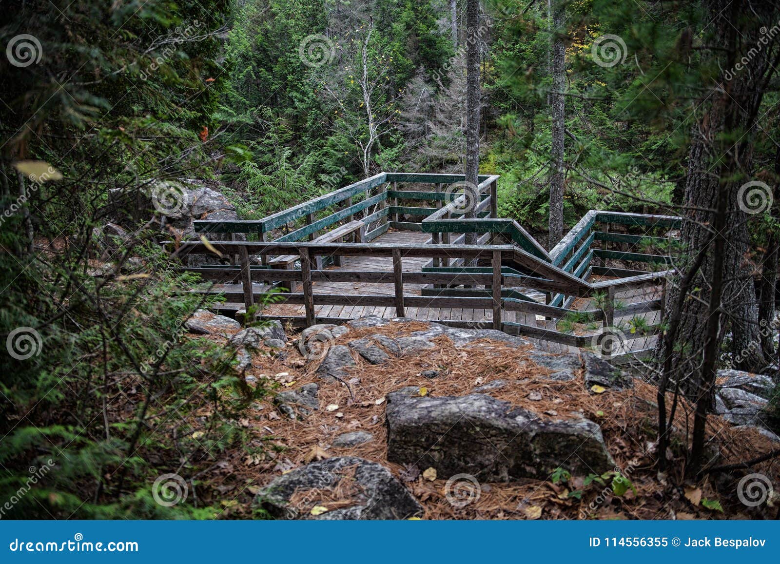 An observation platform stock image. Image of backpacker - 114556355