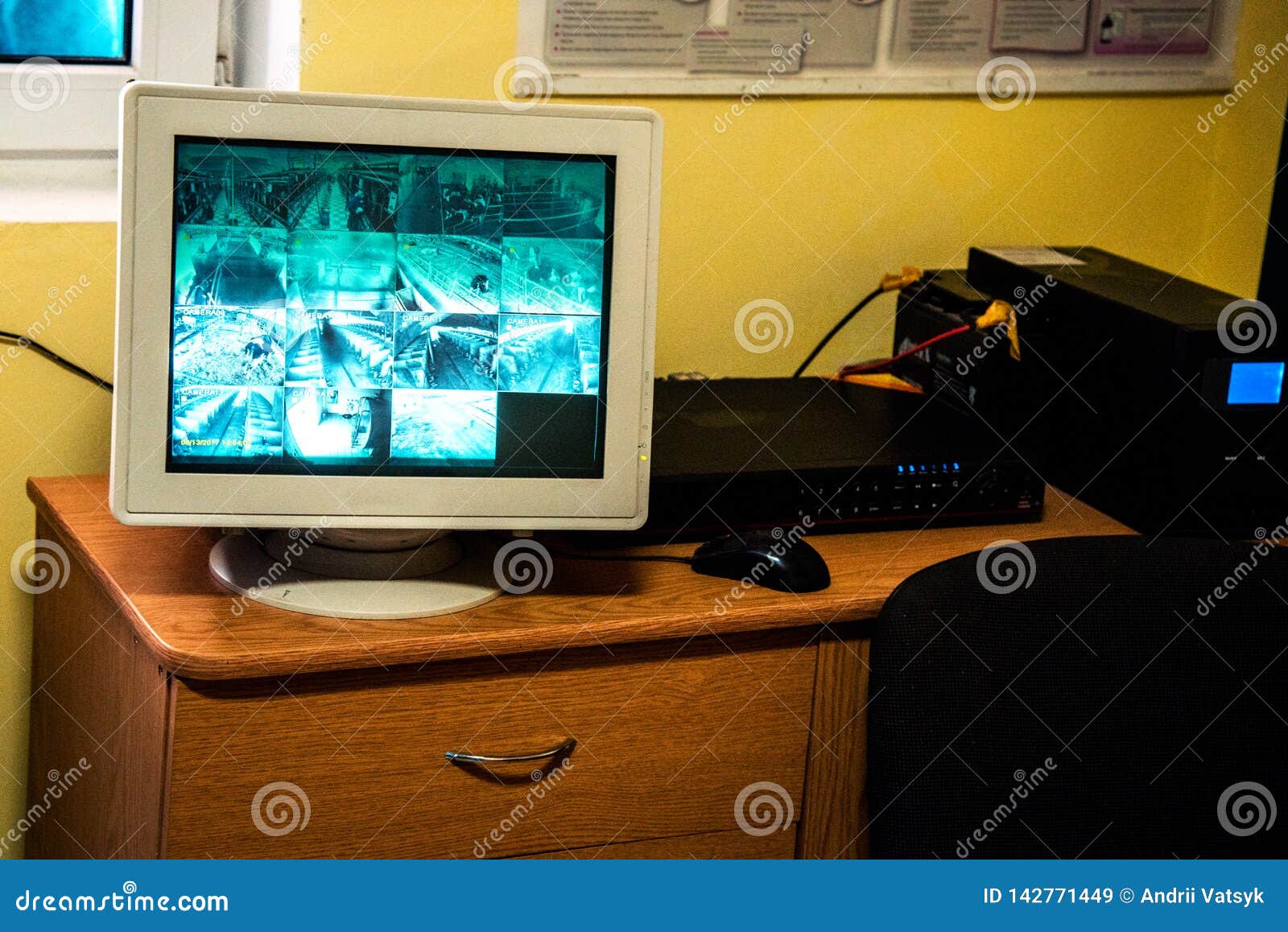 The Observation Point of Video Cameras on a Modern Farm in a Livestock ...
