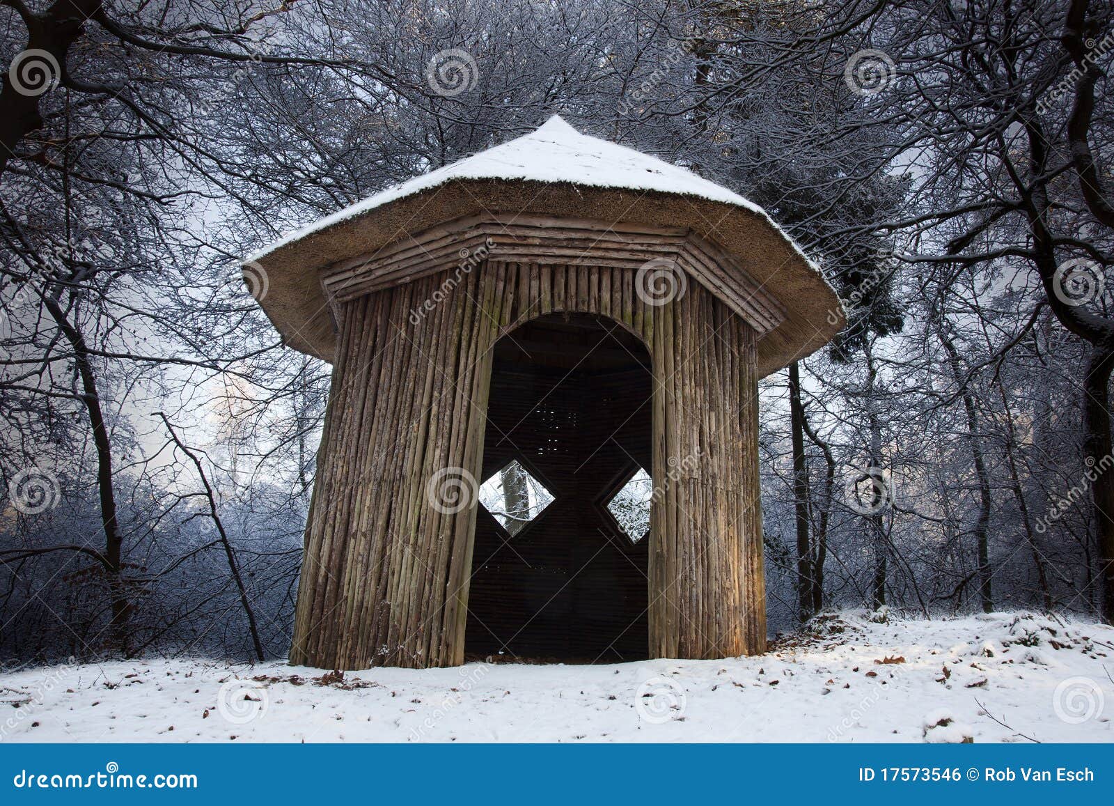 Observation post stock photo. Image of building, trees - 17573546