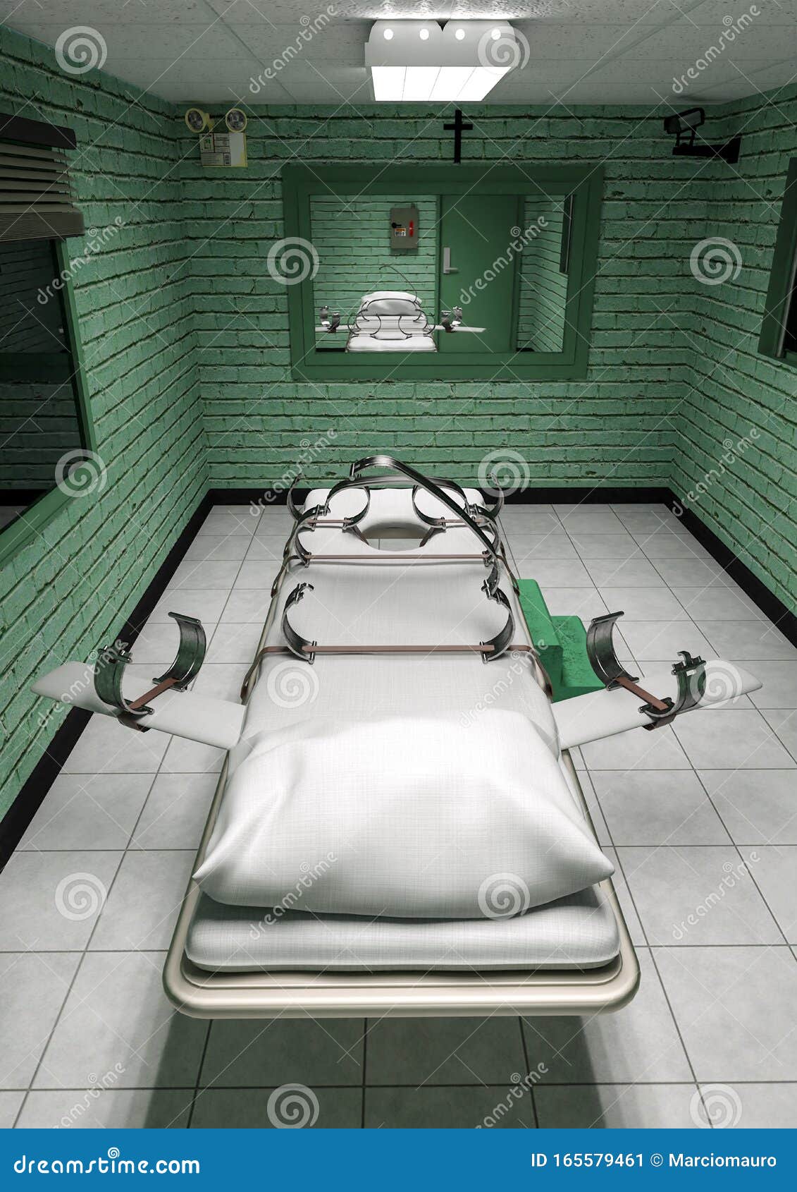 Observation room scene stock illustration. Illustration of camera ...