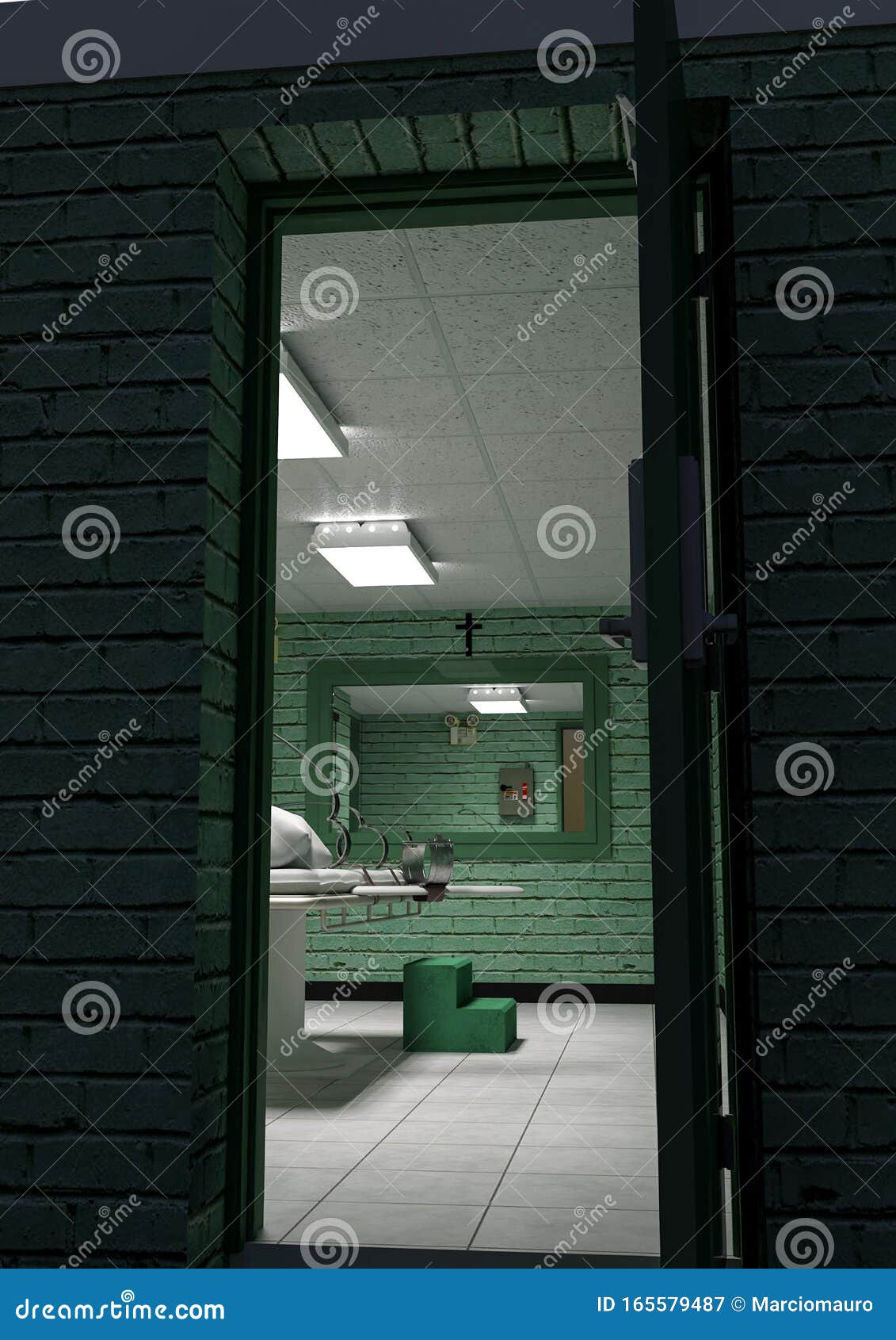 Observation room scene stock illustration. Illustration of military ...