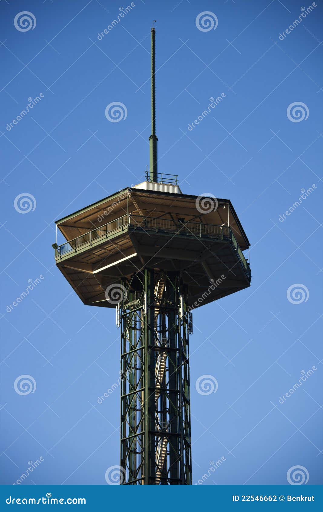 Observation Tower View Royalty-Free Stock Image | CartoonDealer.com ...