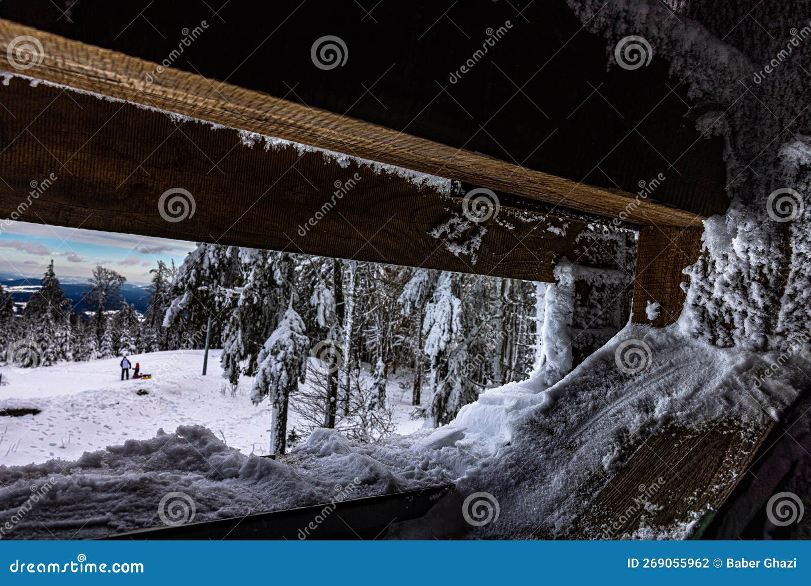 Observation tower stock photo. Image of white, lighting - 269055962