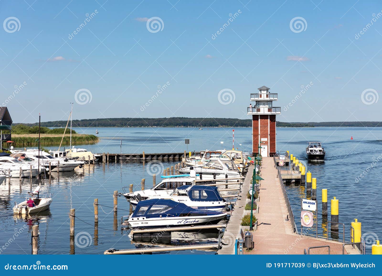 Observation Tower in Plau, Germany Editorial Stock Image - Image of ...