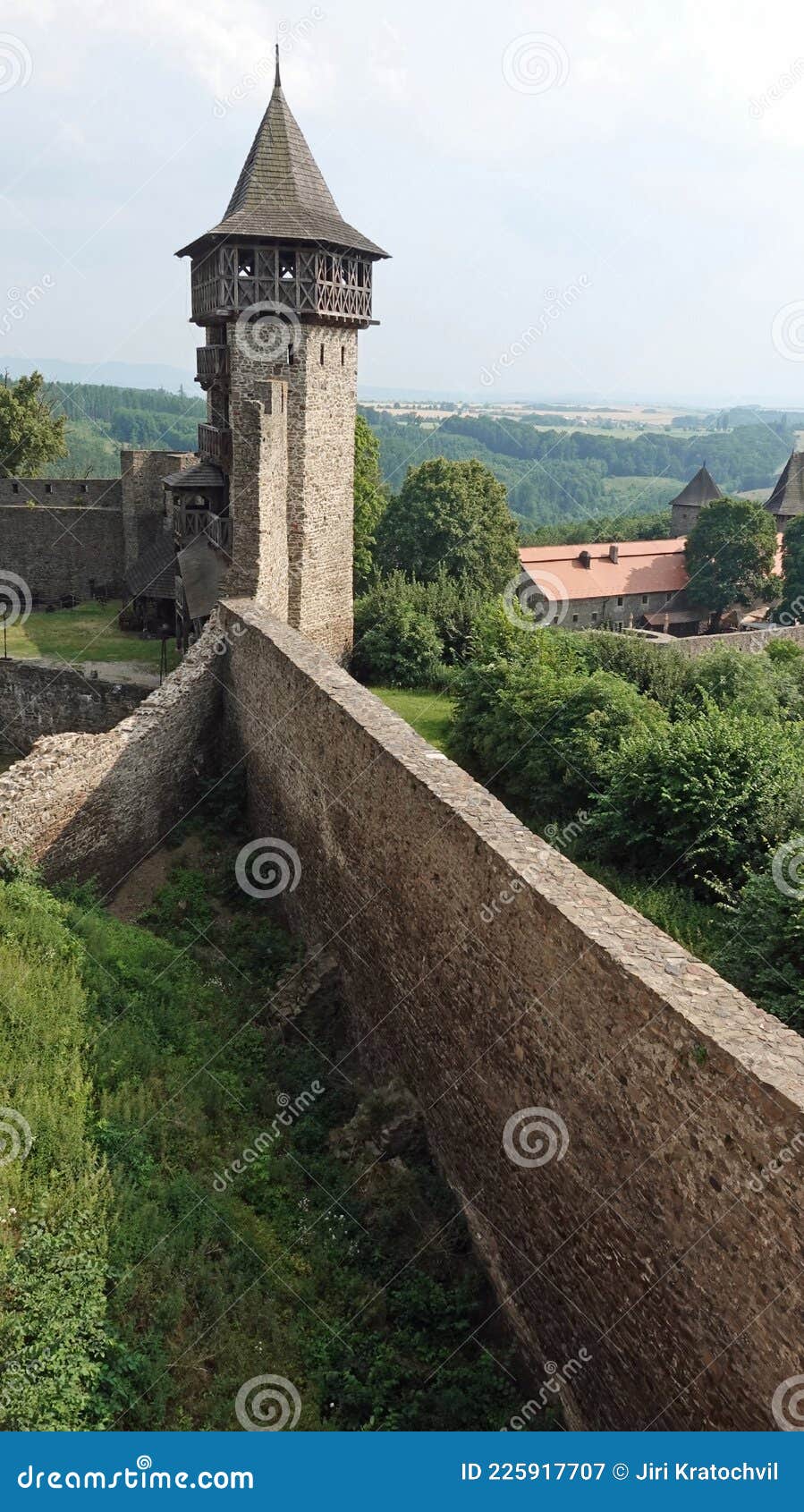 Observation Tower of Helfstyn Castle 5 Stock Image - Image of castle ...
