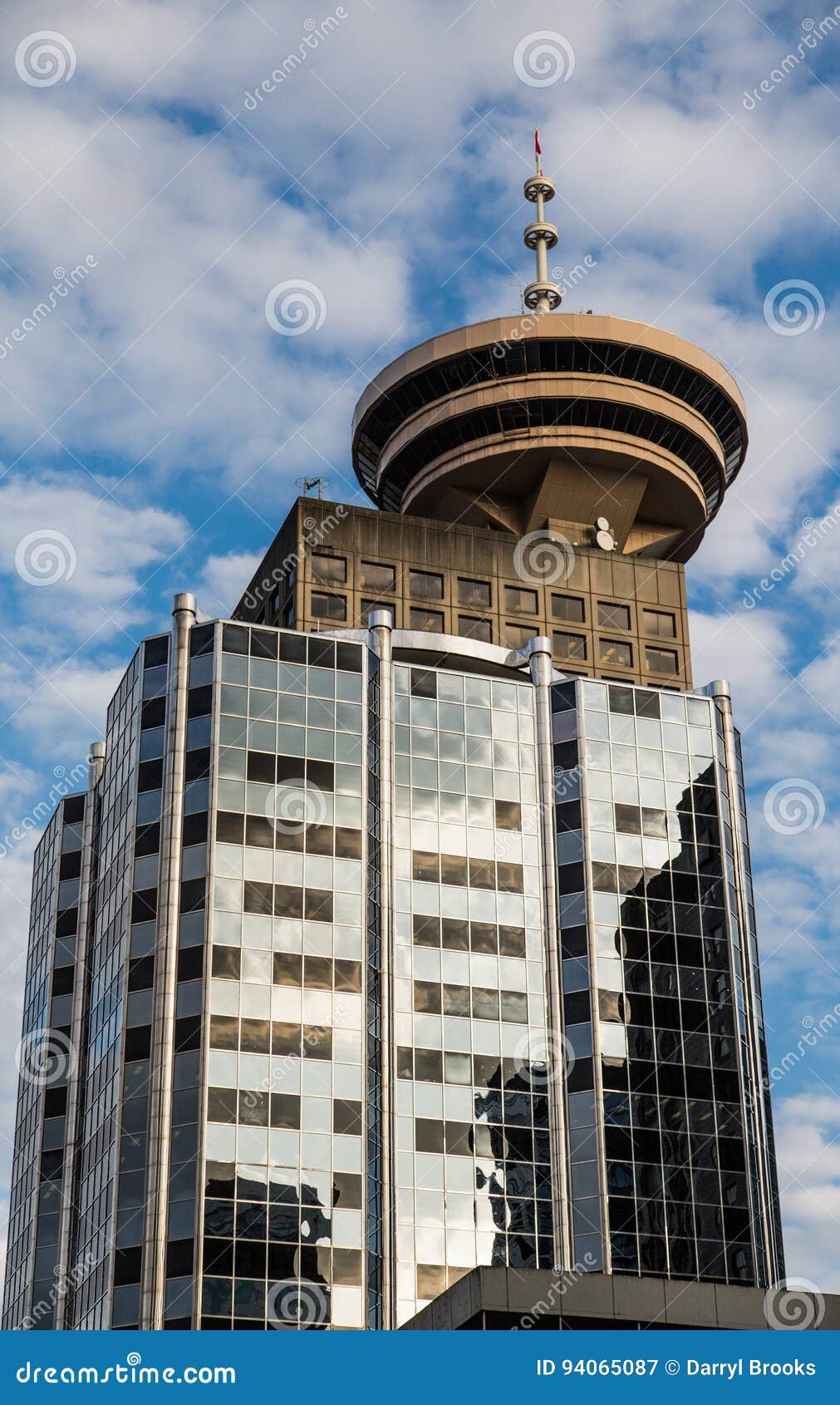 Observation Tower Over Vancouver Building Editorial Photography - Image ...