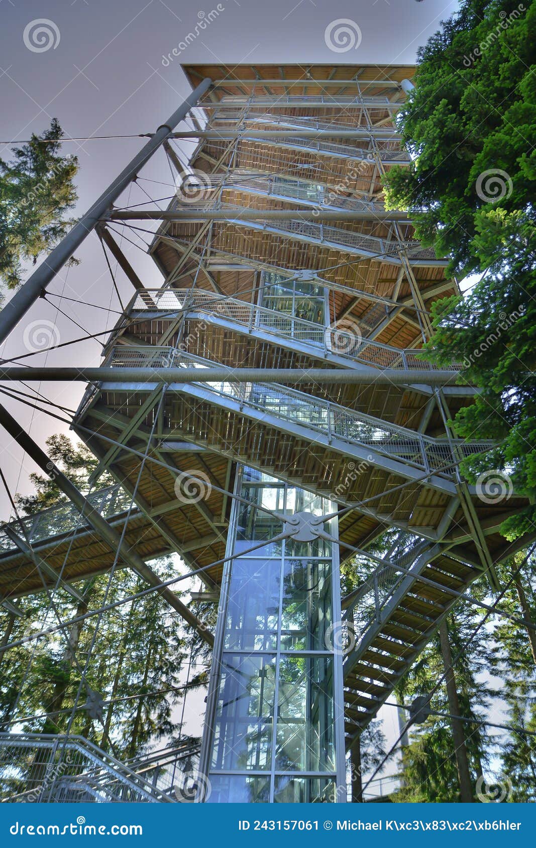 Observation Elevator At Mountain Of Zhangjiajie Royalty-Free Stock Photography | CartoonDealer ...