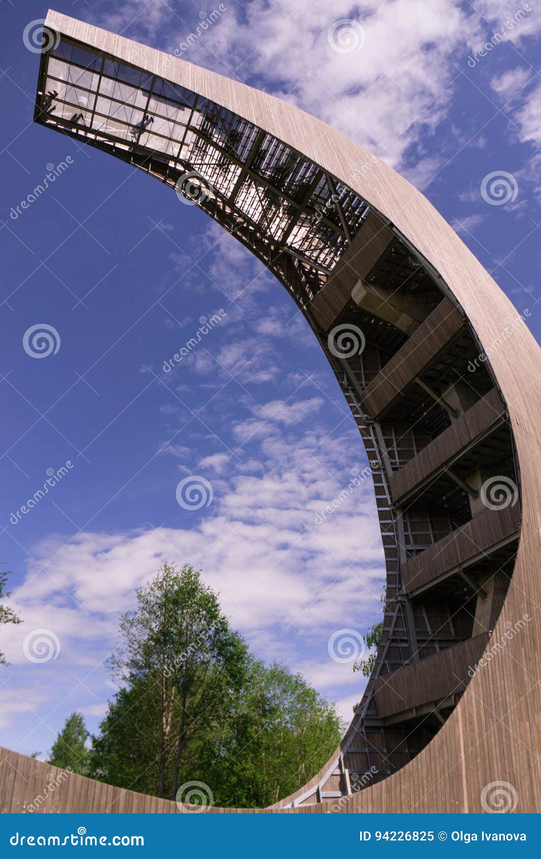 Observation tower stock image. Image of construction - 94226825