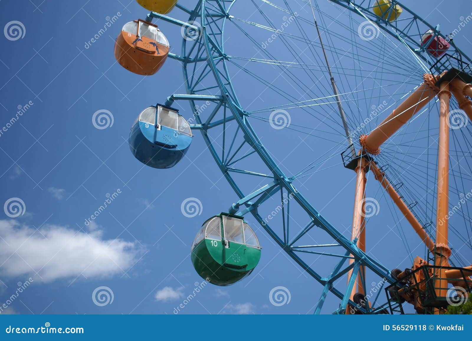Observation Wheel stock photo. Image of amusement, blue - 56529118