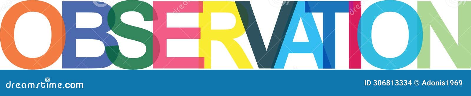 Observation Word On White Royalty-Free Stock Image | CartoonDealer.com ...