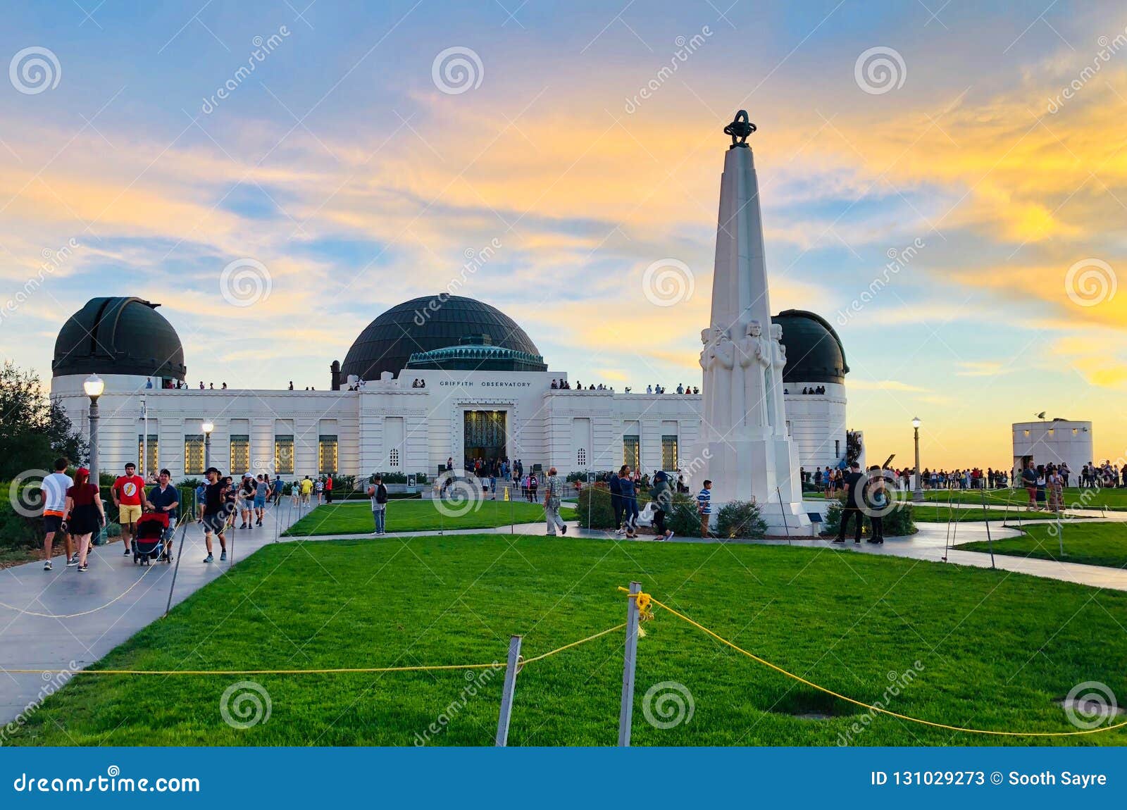 Observatorio De Parque Griffith Foto de archivo editorial - Imagen de ...