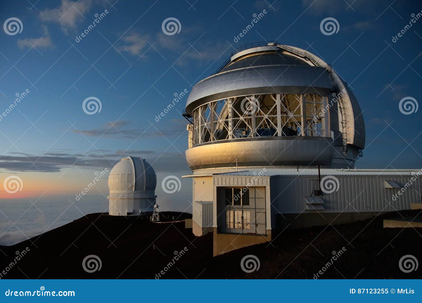 Observatorio Grande Hawaii De Mauna Kea Gemini De La Isla Imagen de ...