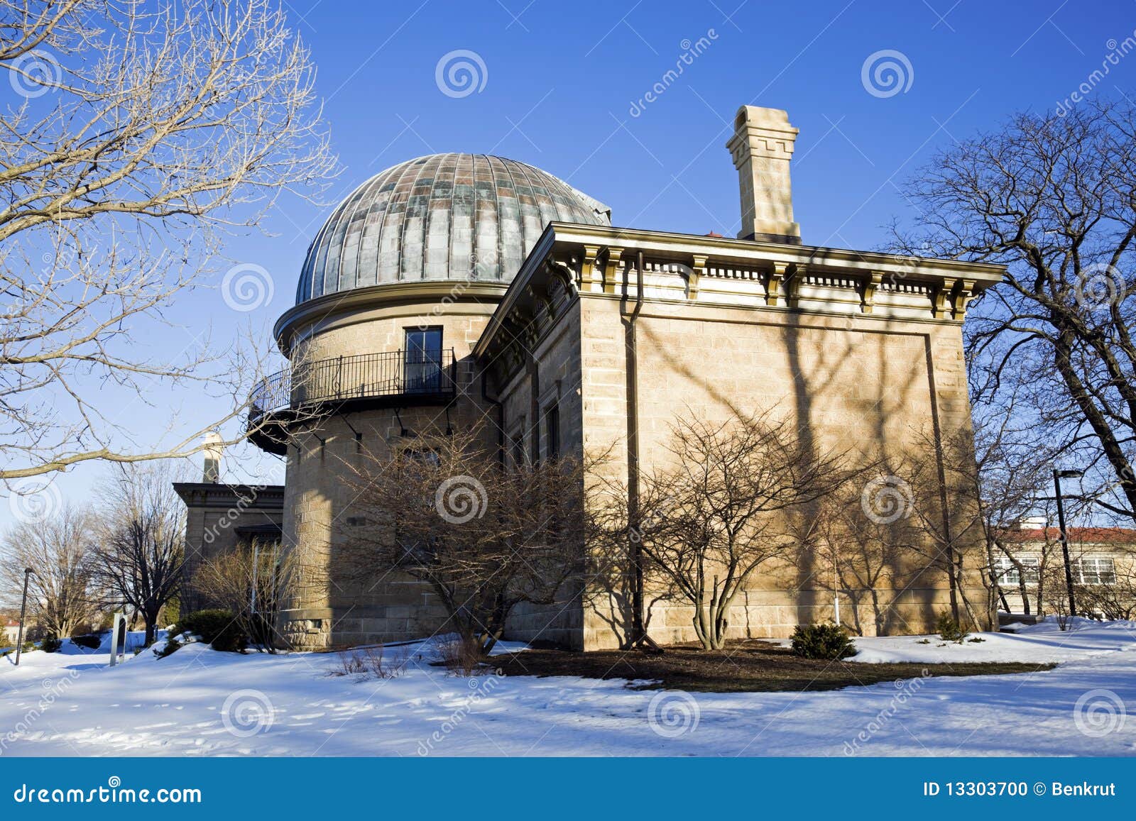Observatory stock photo. Image of historic, tree, dome - 13303700