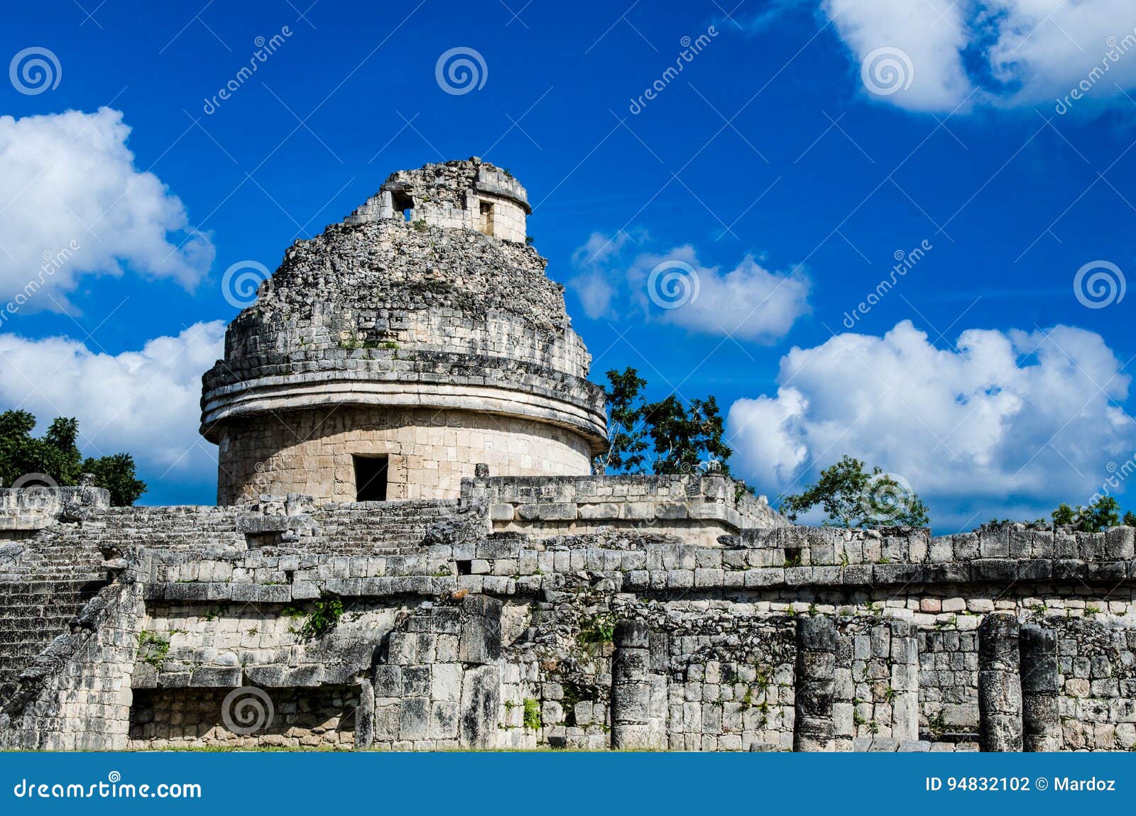 The Observatory stock photo. Image of arquitectura, itza - 94832102