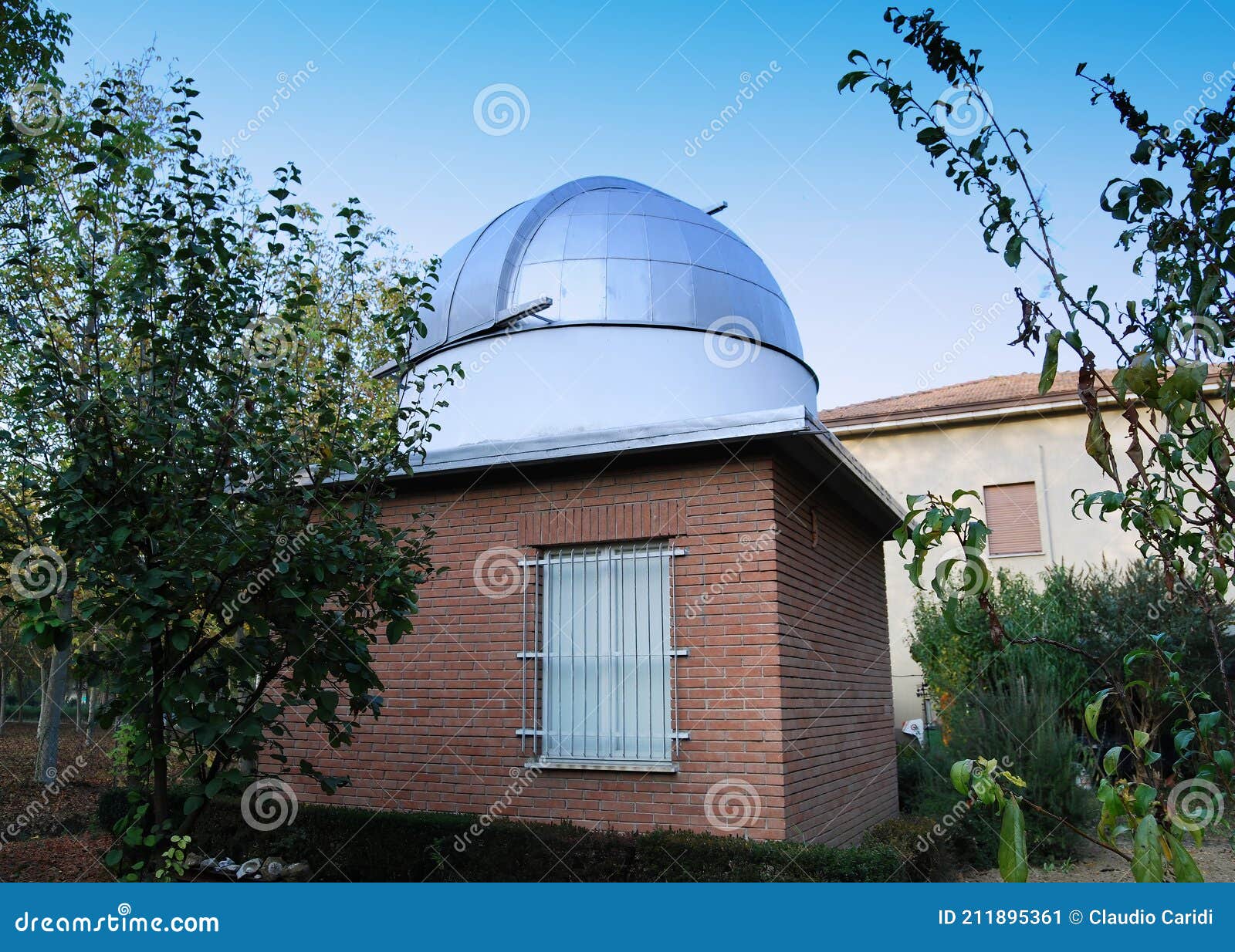 Astronomic Observatory Dome for a Big Optical Telescope. Stock Image ...