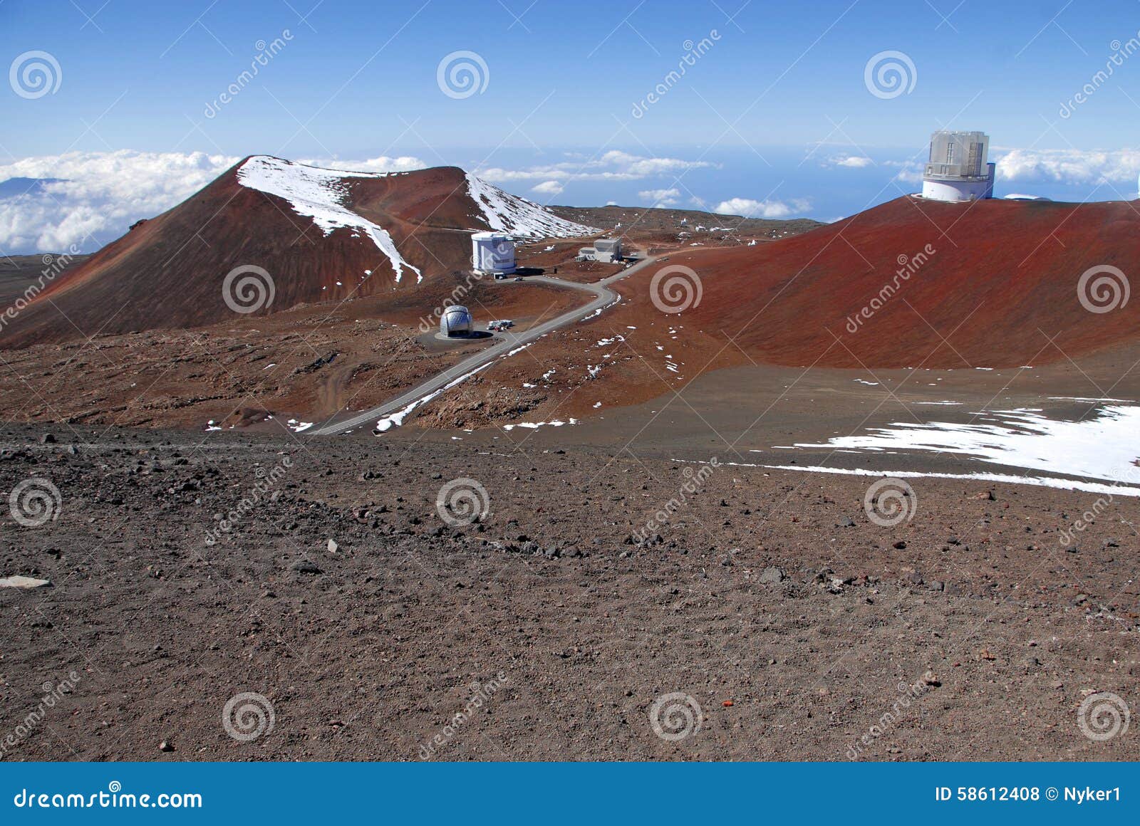 Observatory on Mauna Kea, Hawaii State High Point Stock Photo - Image ... Observatory on Mauna Kea, Hawaii State High Point Stock Photo - Image ...