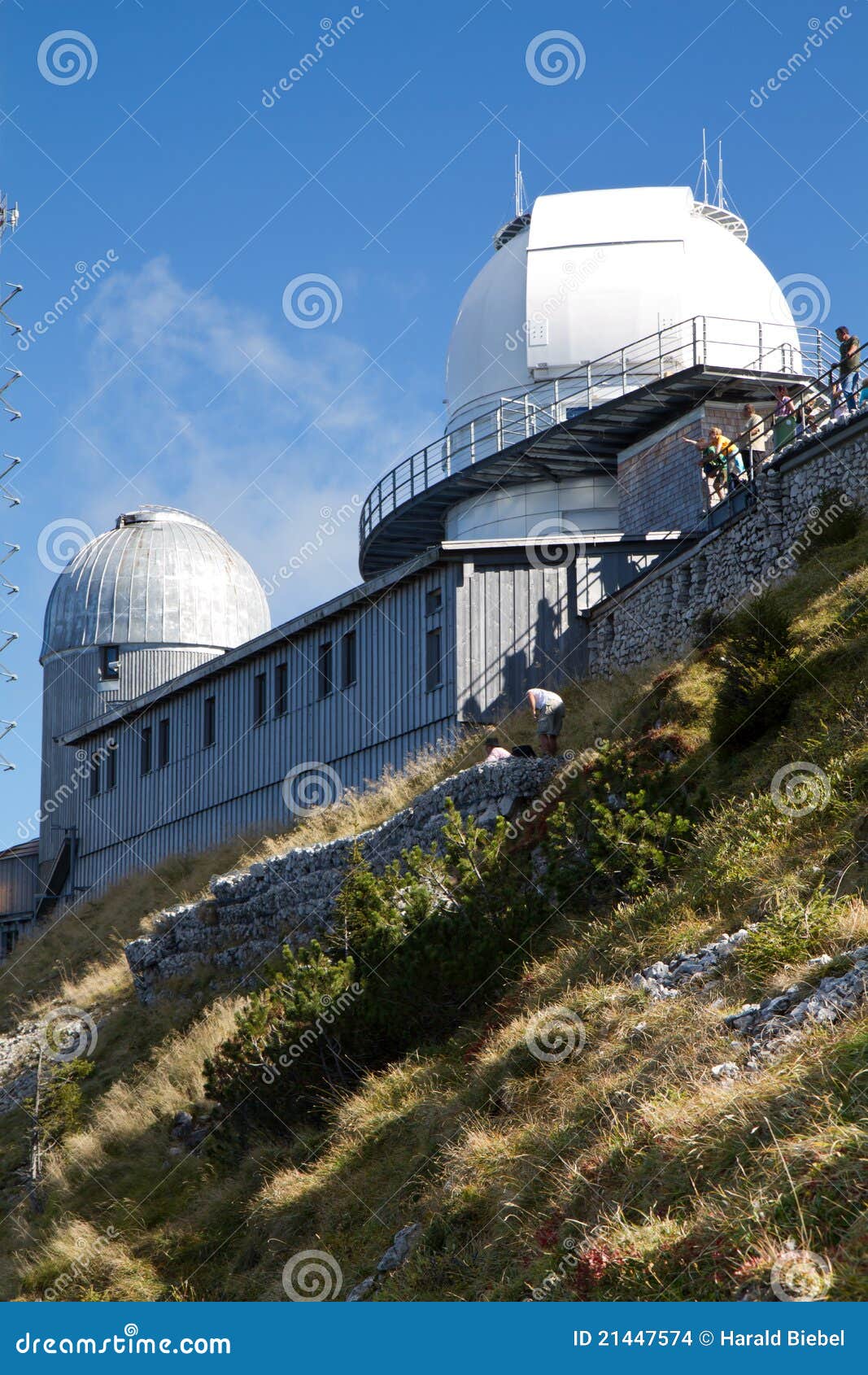 Observatory on a Mountain Peak Stock Photo - Image of germany, europe ...