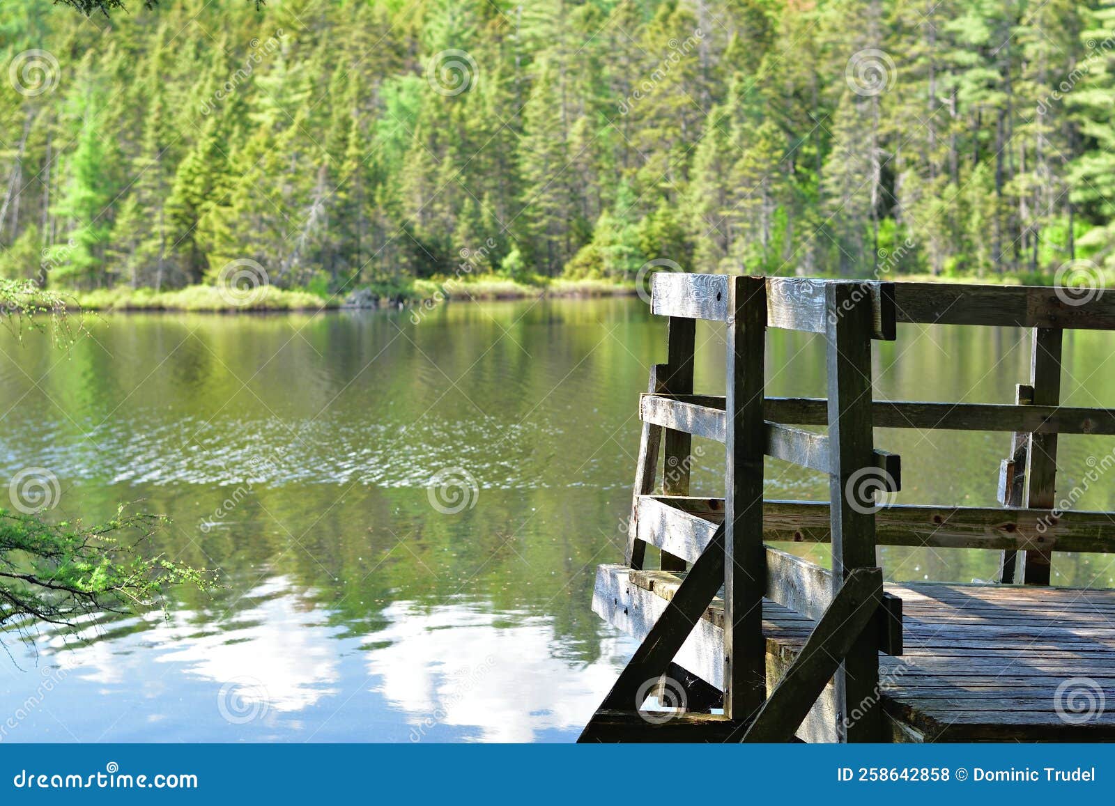 Observatory Platform on Lake Side. Stock Photo - Image of platfrom ...
