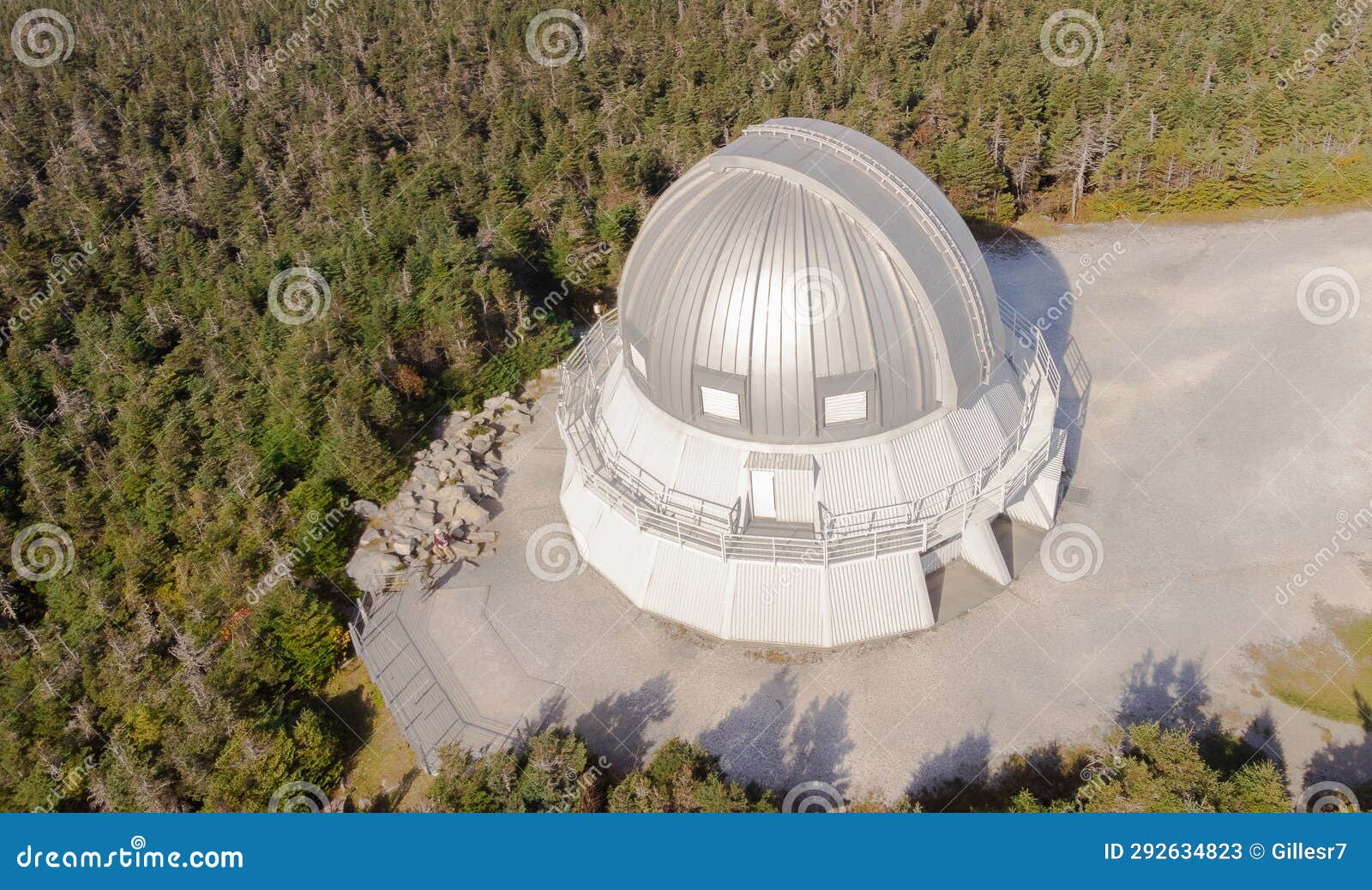 Observatory on the Summit of Mont Mégantic Stock Image - Image of ...