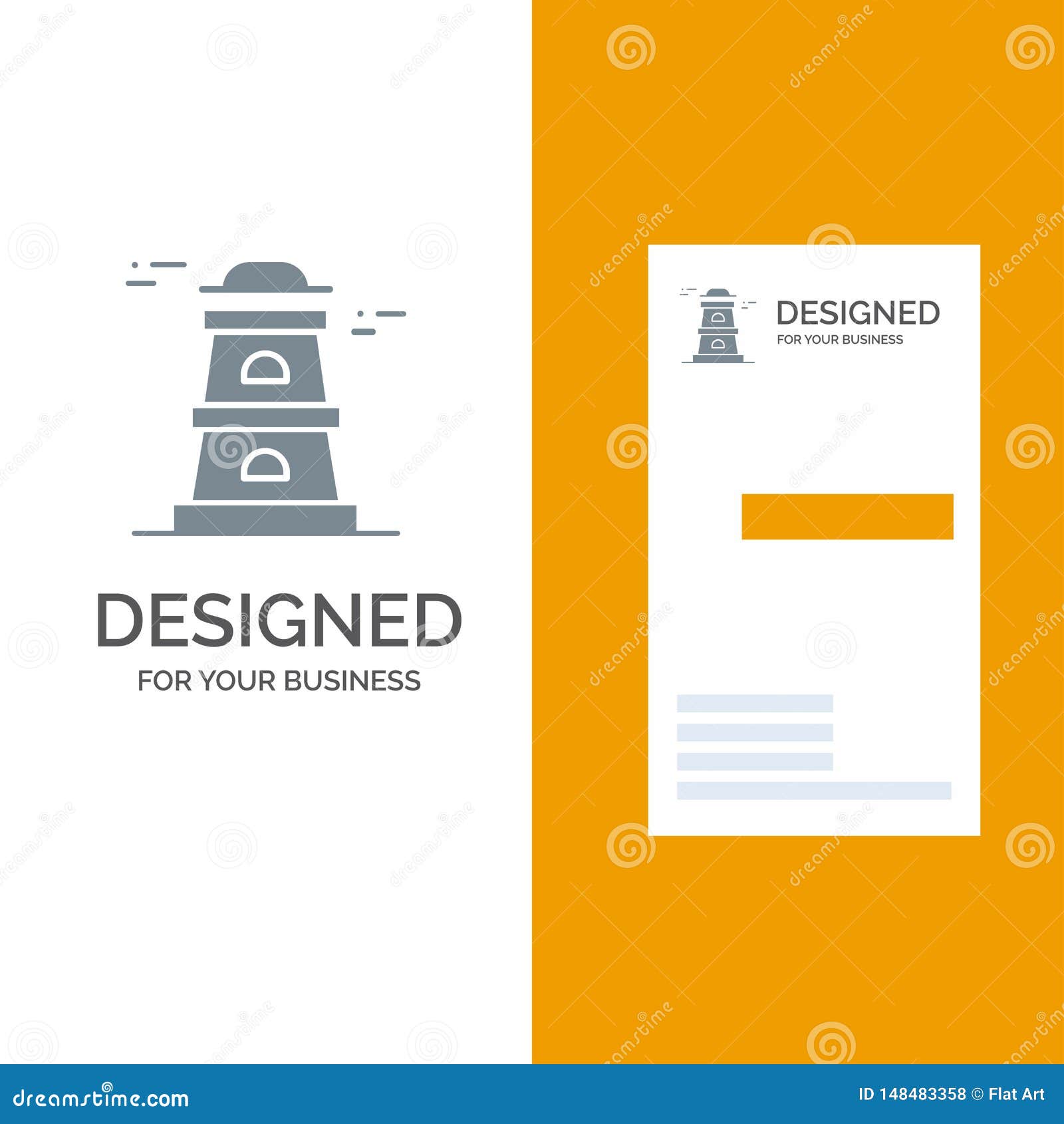 Observatory, Tower, Watchtower Solid Icon Infographics 5 Steps ...