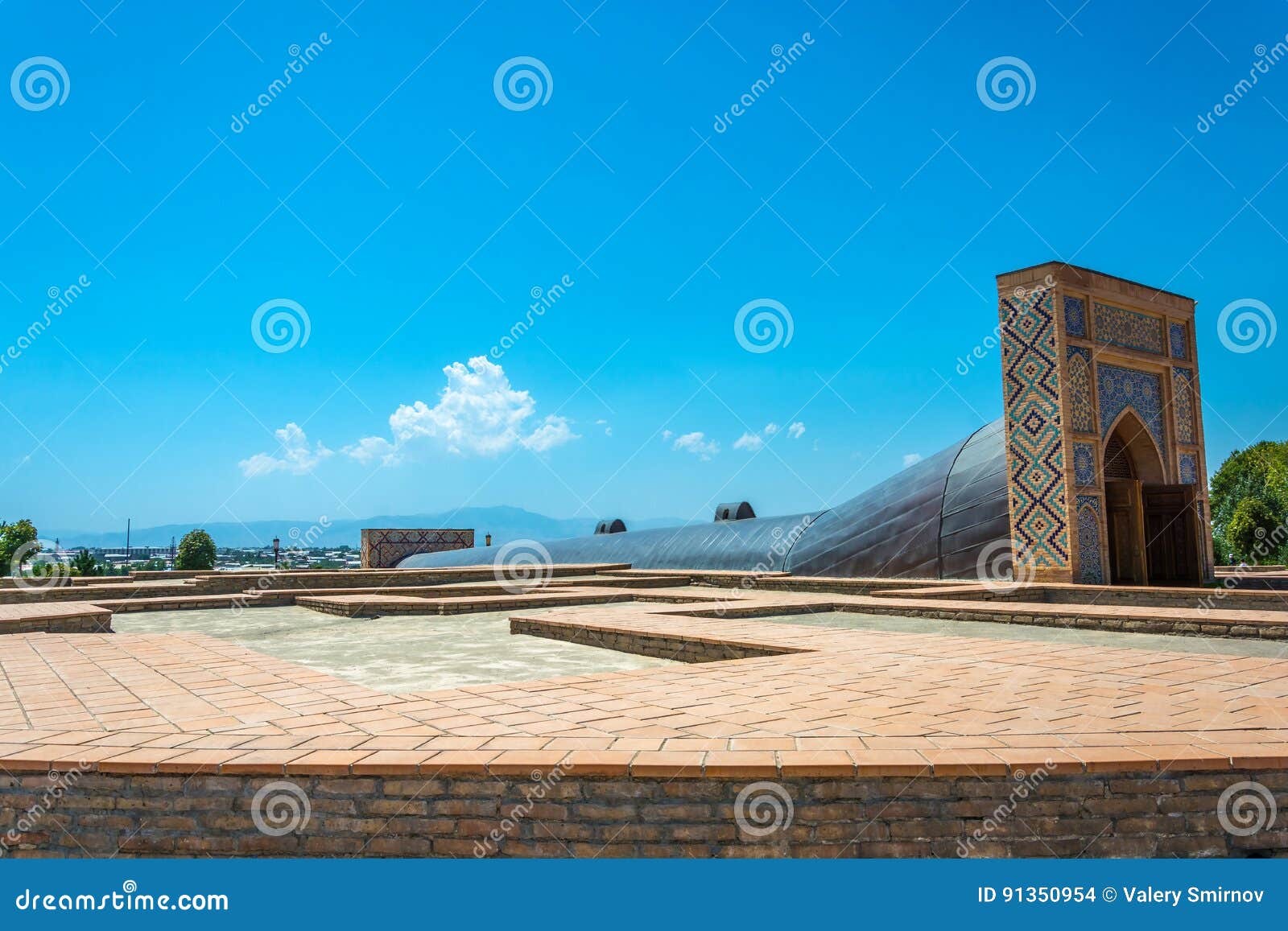 The Observatory of Ulugbek, Samarkand, Uzbekistan. Stock Photo - Image ...